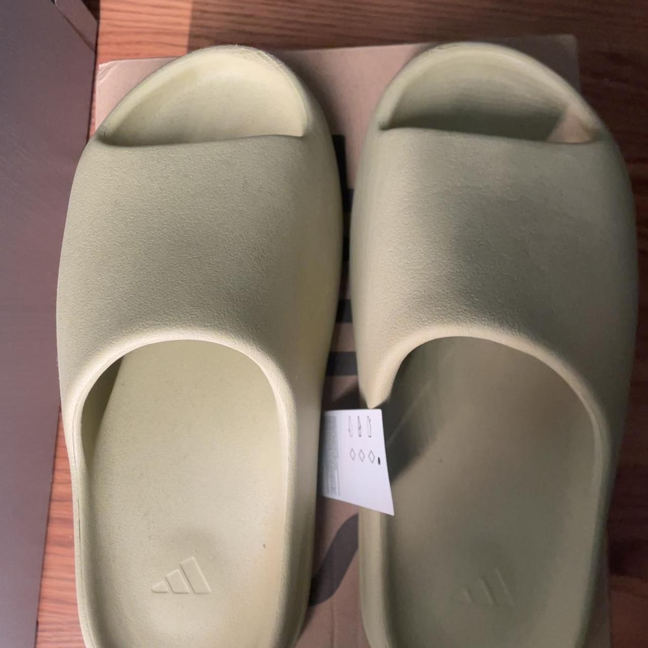 Yeezy Adidas Slides. Resin. Authentic, comes with... - Depop