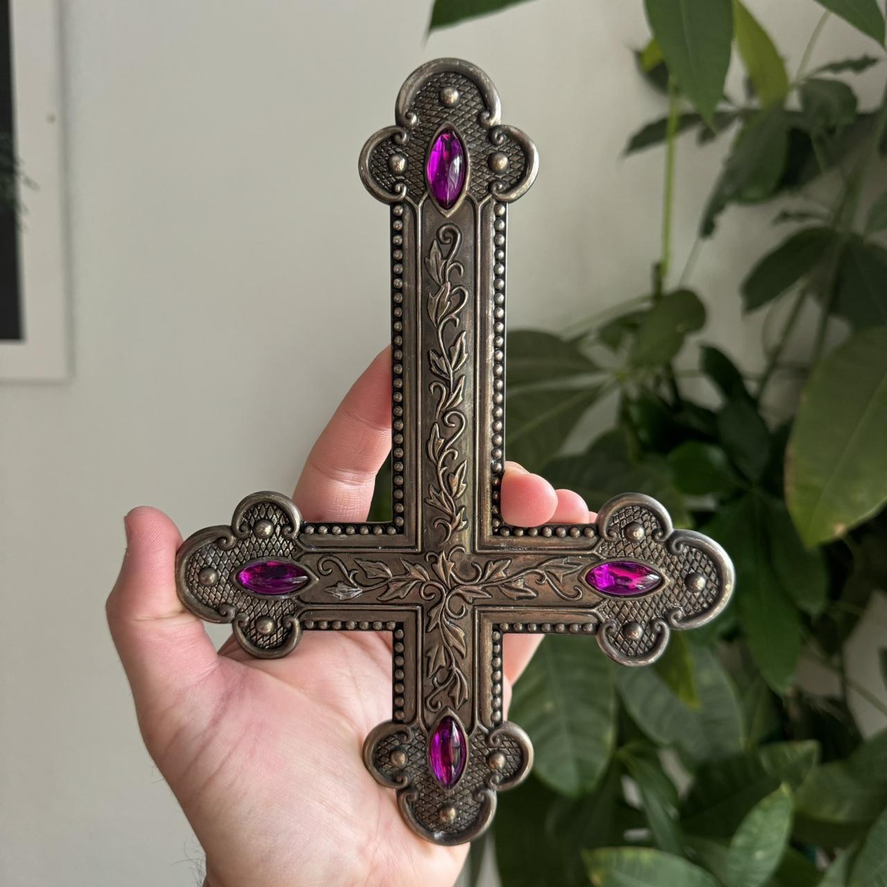 Vintage Gothic Cross ️ Review photos for condition;... - Depop