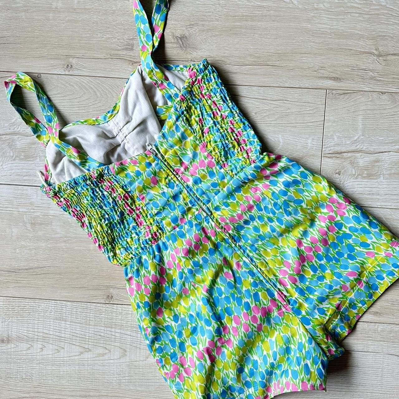 Beautiful vintage 1960s gabar New York romper. In... - Depop