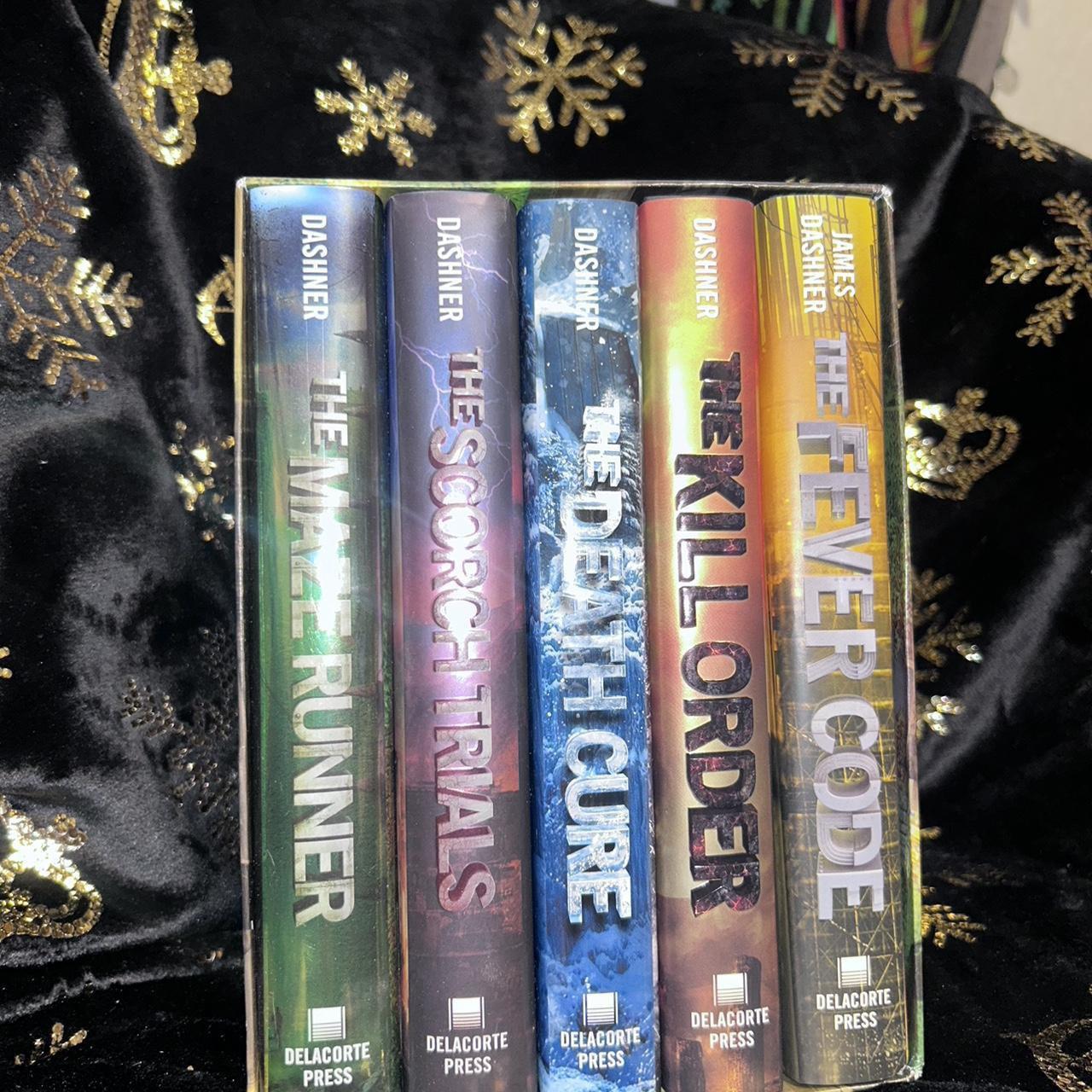 The maze runner series 5 book collection with... - Depop