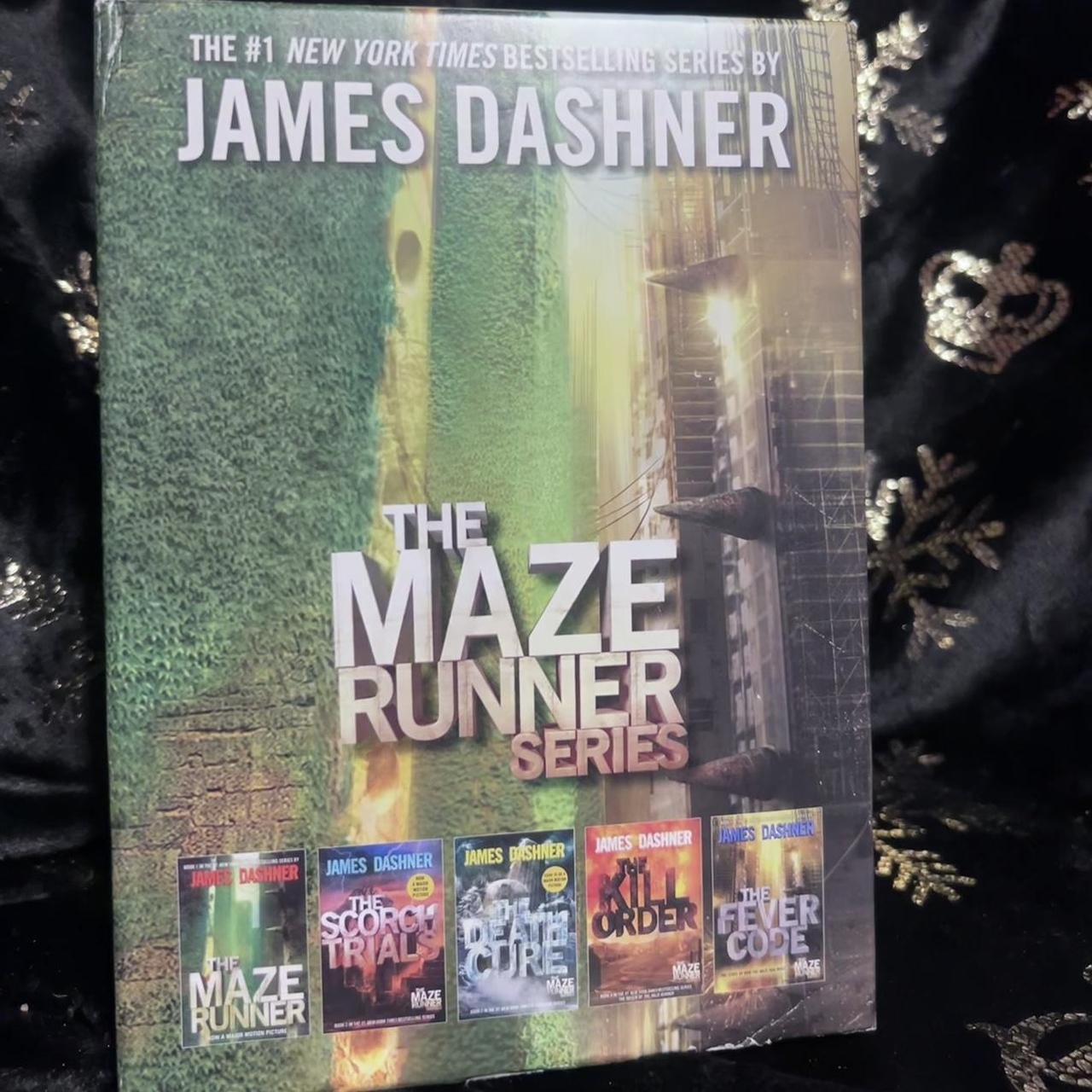 The maze runner series 5 book collection with... - Depop