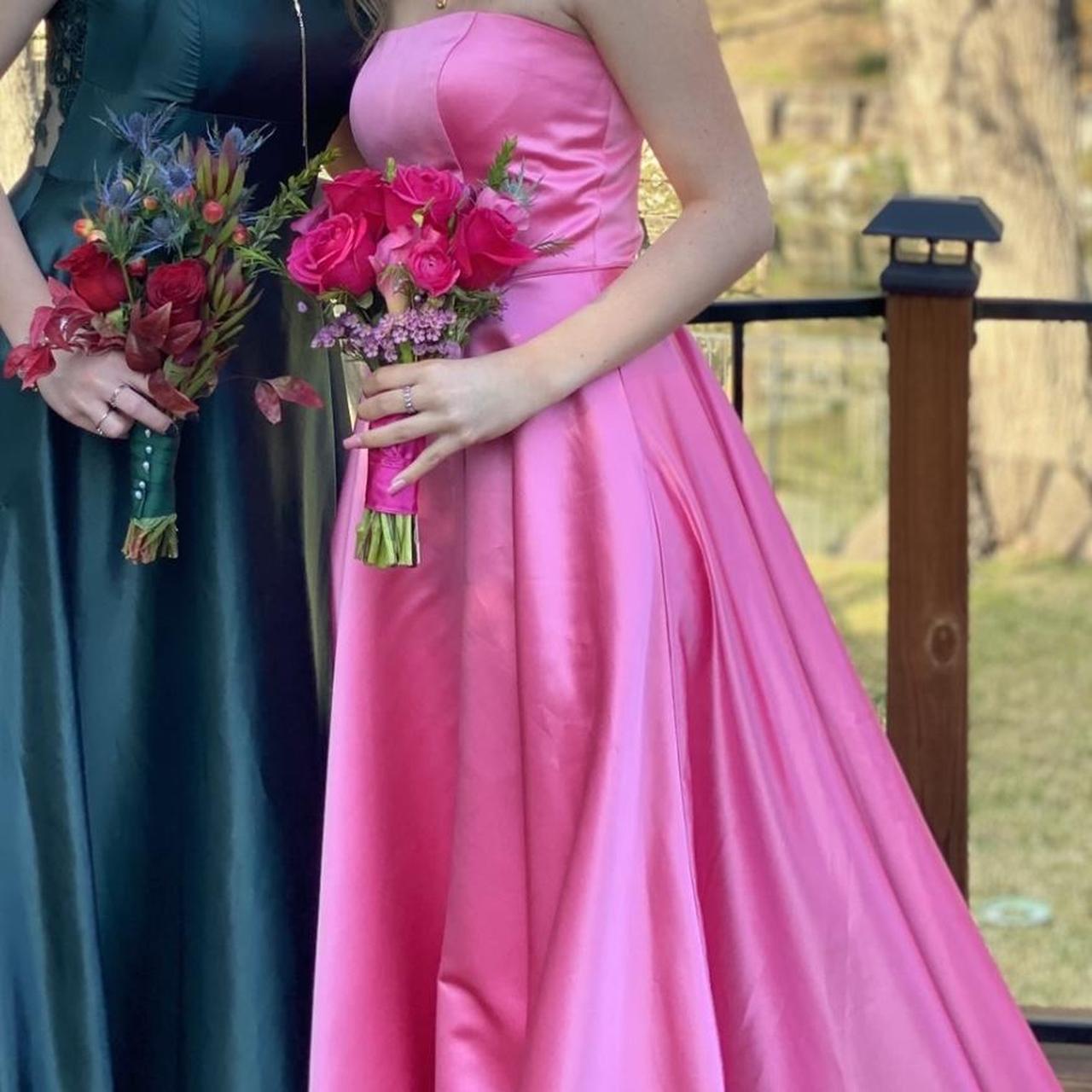 Originally $570 Sherri Hill size 6 Strapless Candy... | Depop