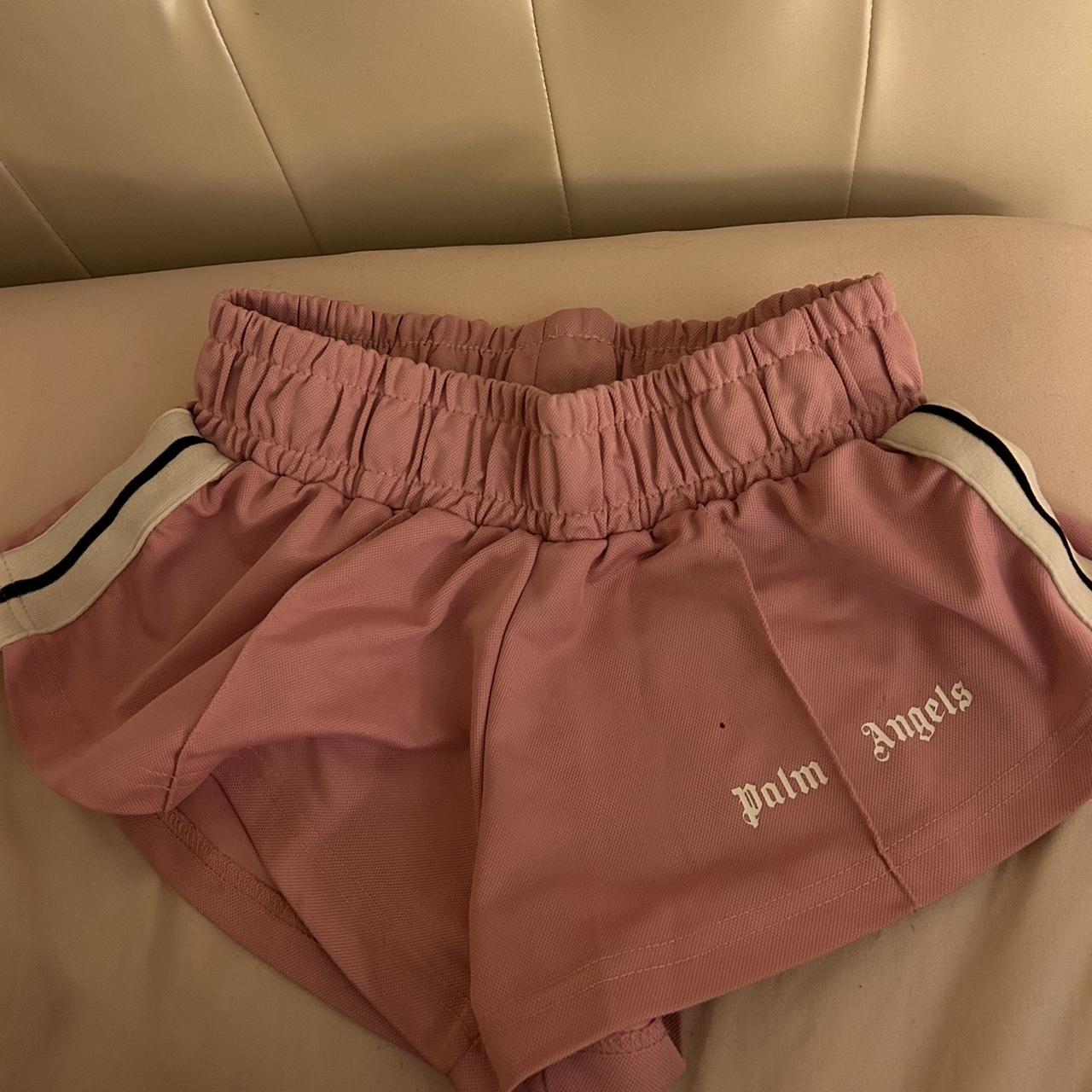 Pink Palm Angles Women’s Short Small, bought off... - Depop
