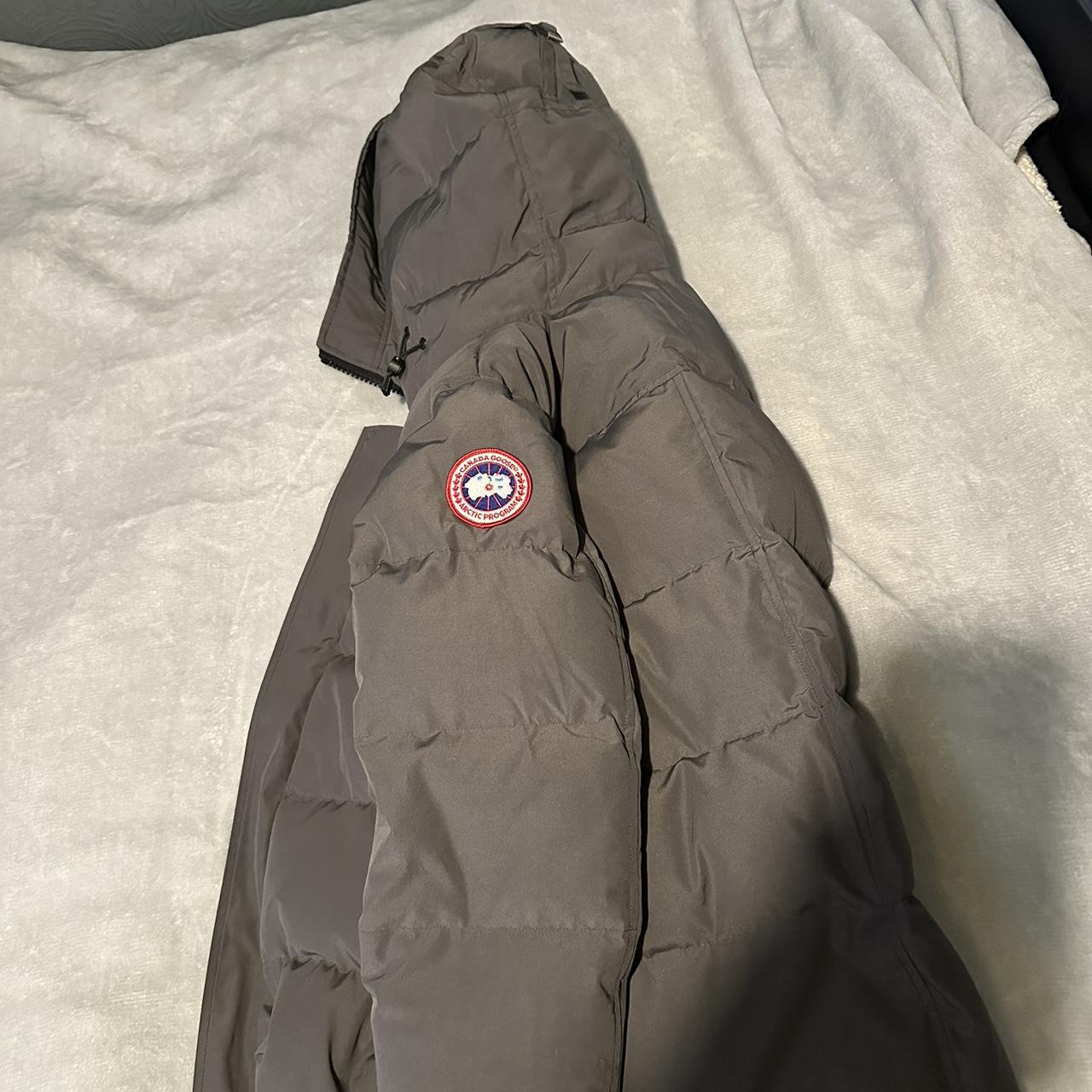 Grey Canada goose MacMillan parka - Depop