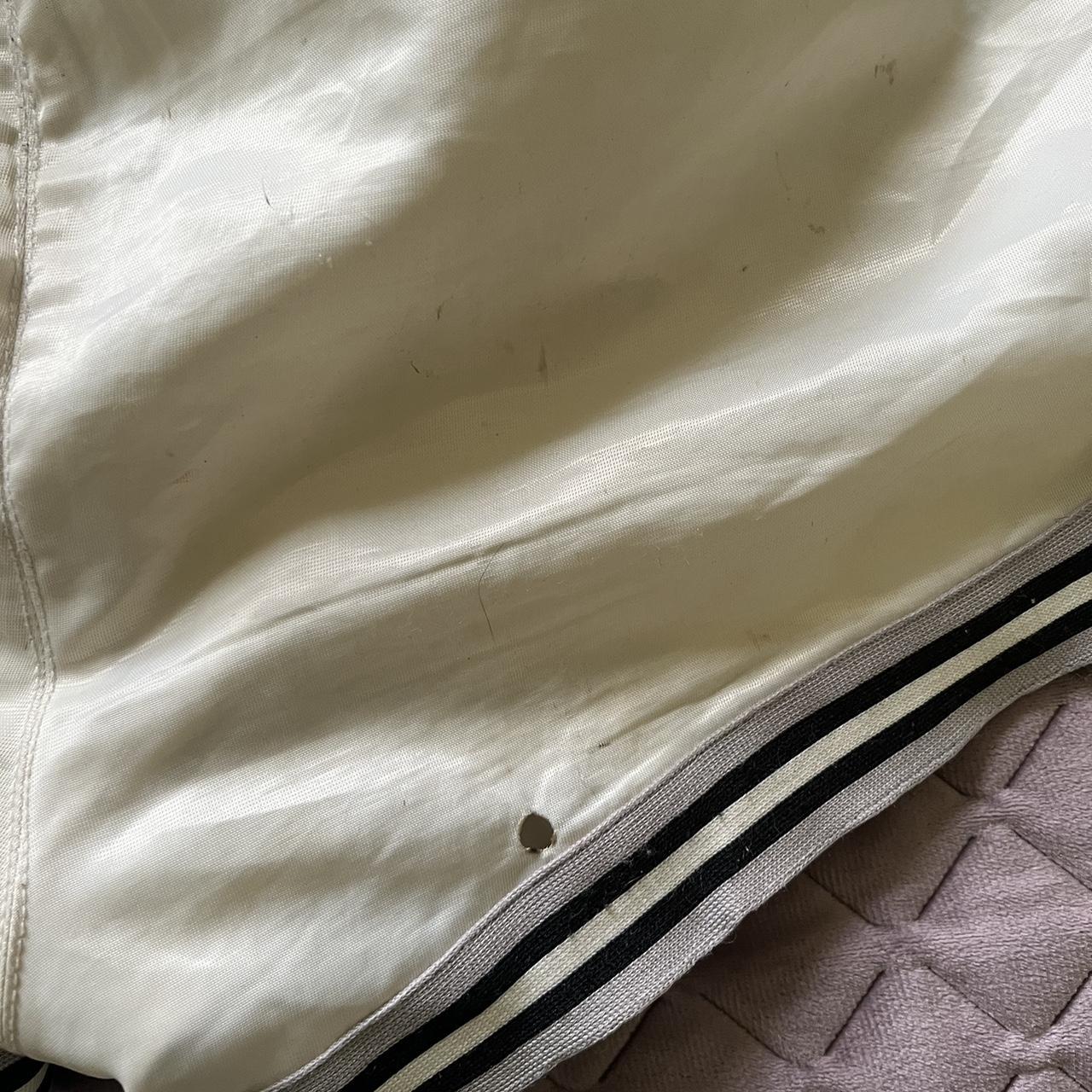 acne boxer short shorts, has two cigarette shaped... - Depop