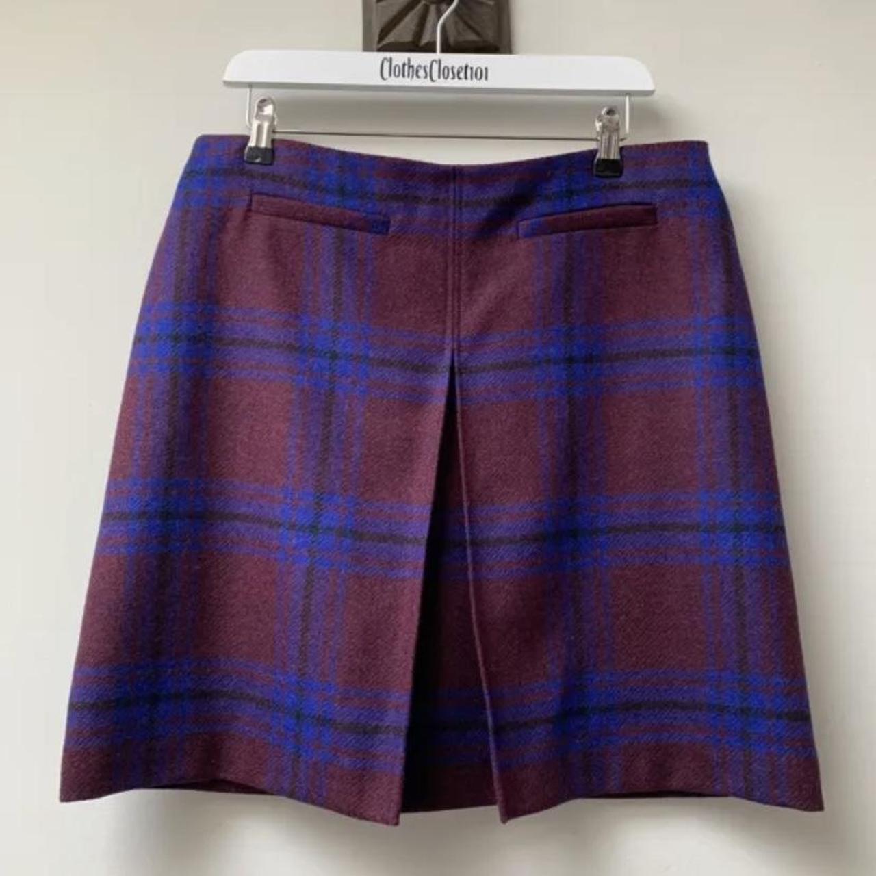 HOBBS LONDON Tweed Wool Short Skirt Labelled size... - Depop