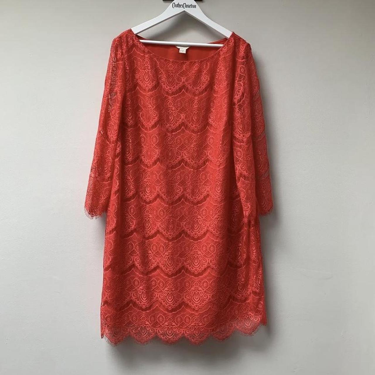 Monsoon Women's Red Dress | Depop