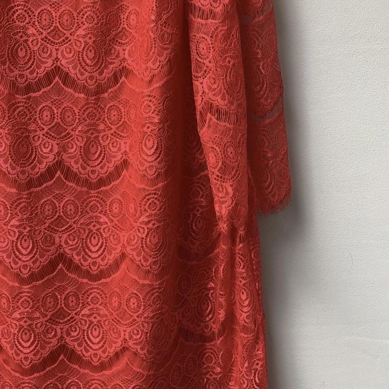 Monsoon Women's Red Dress | Depop