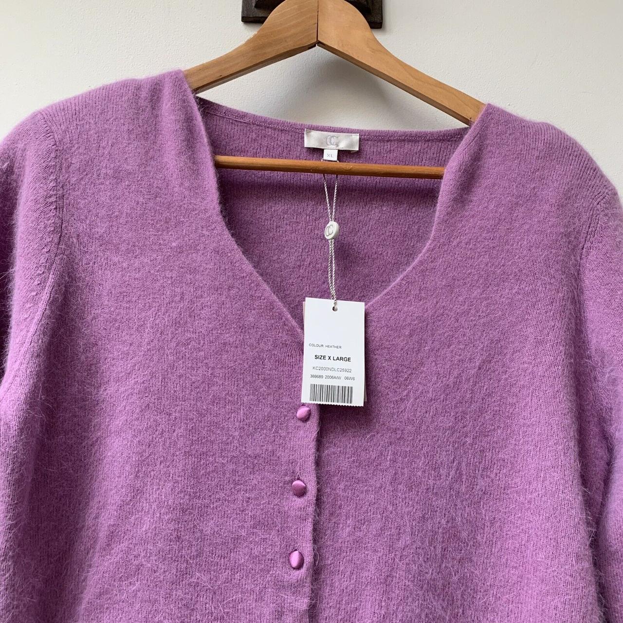 Country Casuals Angora Blend Cardigan Heather /... - Depop