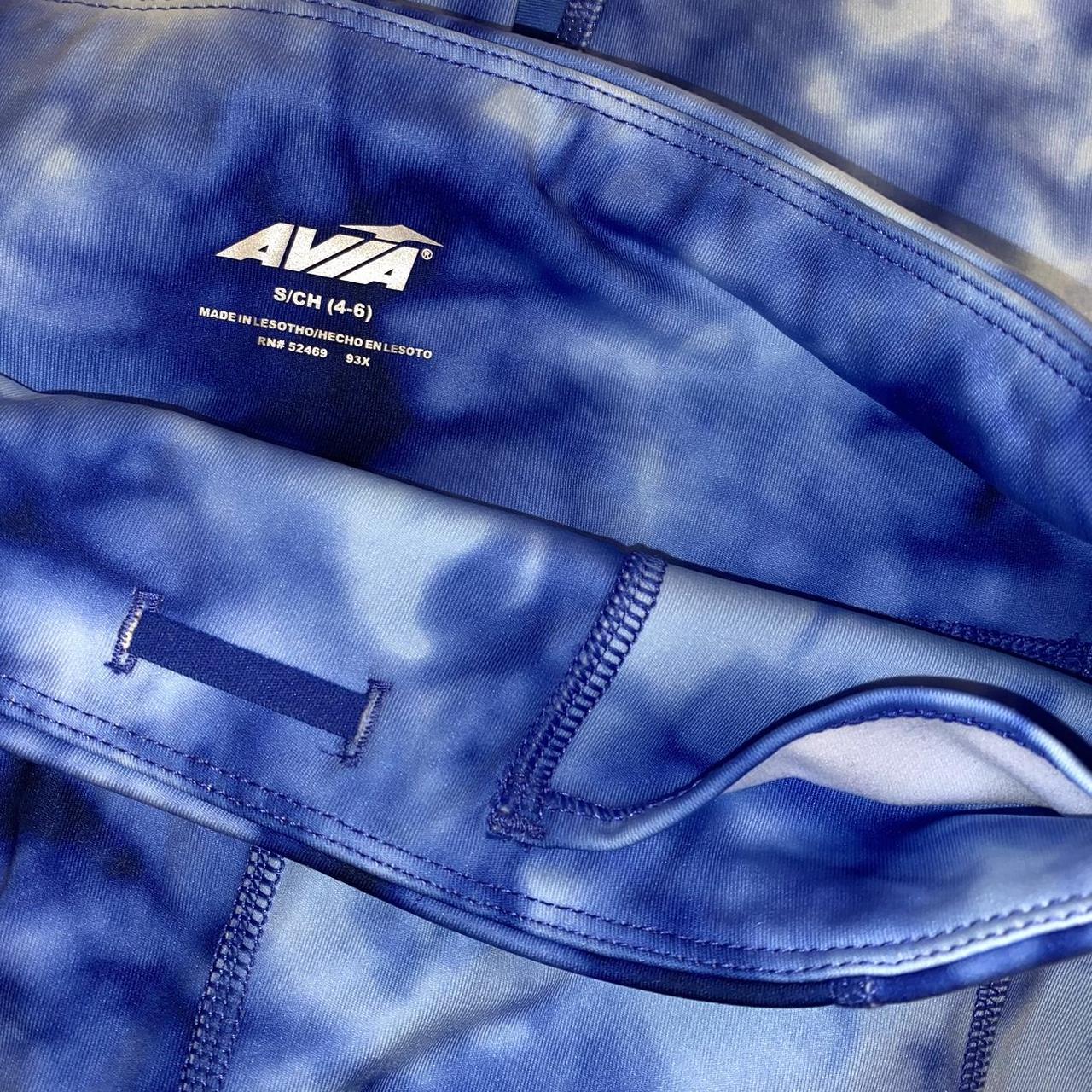 women’s avia blue swirl leggings — size S 💙💙💙 new... - Depop