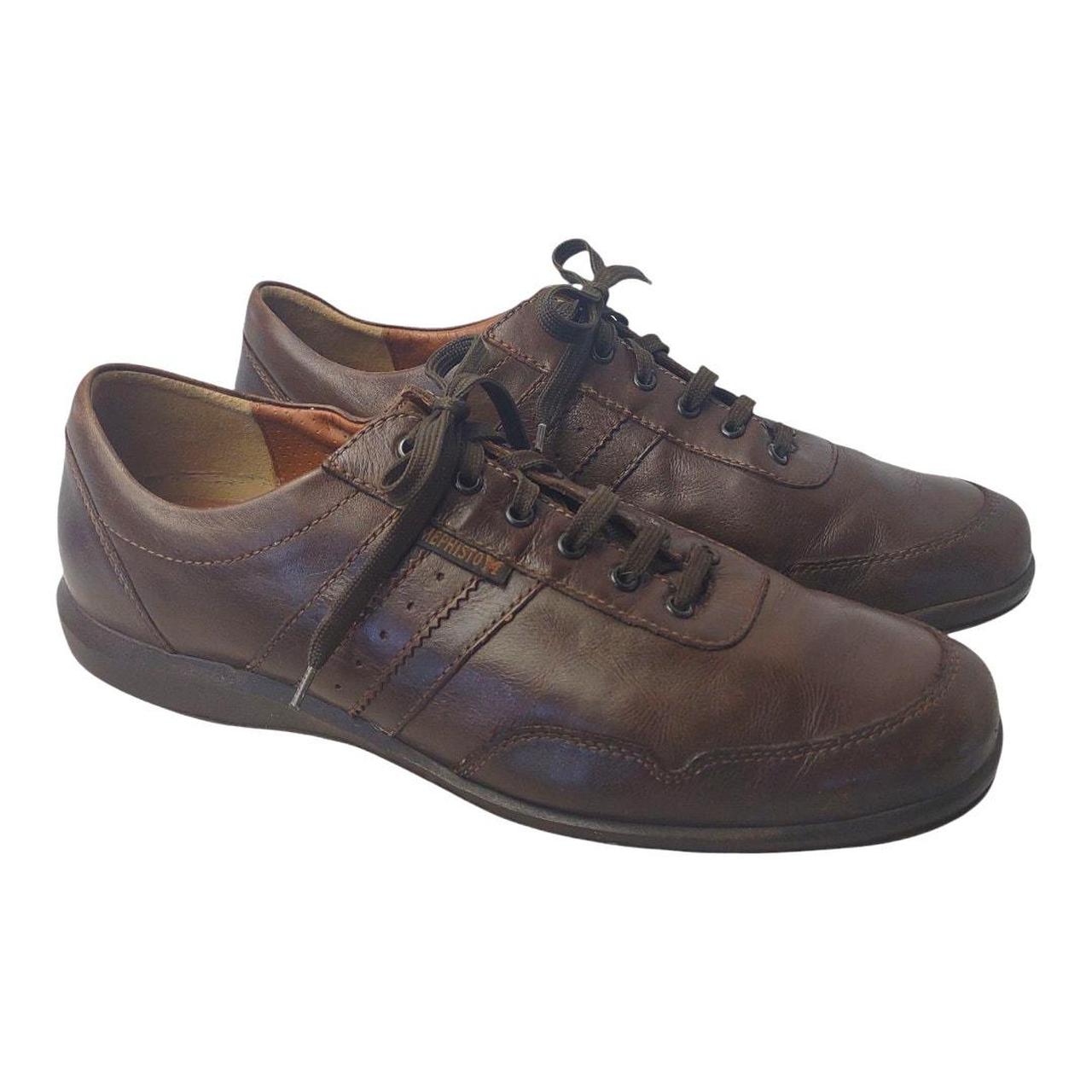 Mephisto Dark Brown Oxford Shoes, Lace Up Air Jet... | Depop