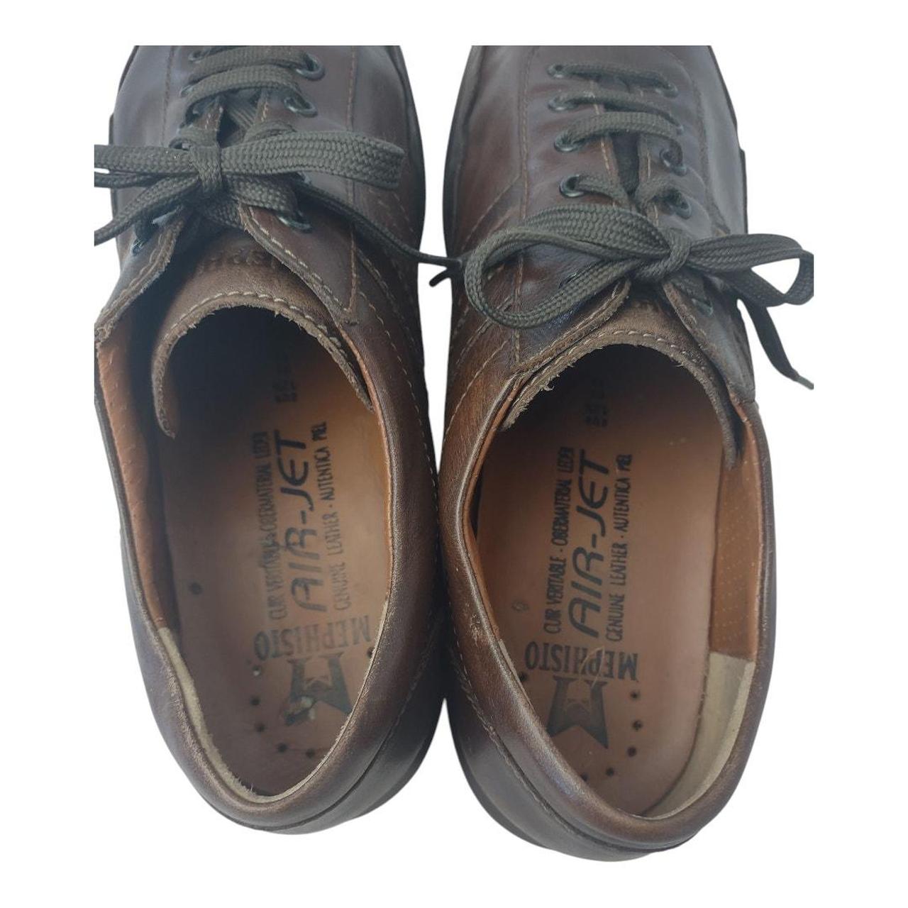 Mephisto Dark Brown Oxford Shoes, Lace Up Air Jet... | Depop