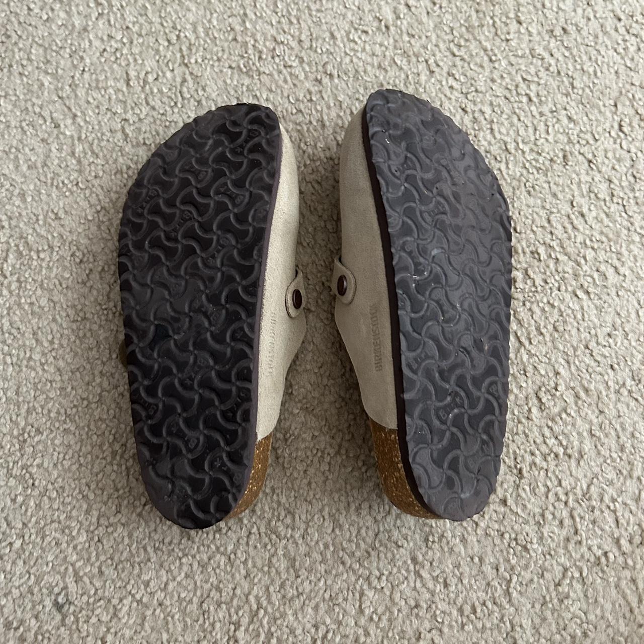 Birkenstock Boston clogs suede size 39. Lightly worn... - Depop