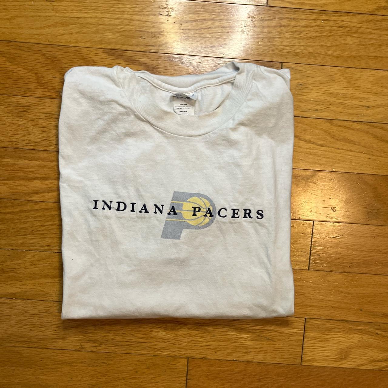 Indiana Pacers T shirt - champion tag - stitched... - Depop