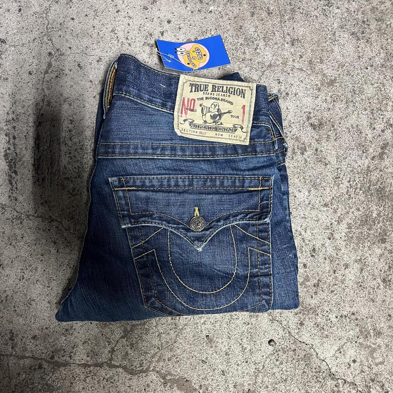 Baggy True Religions #Depop#y2k#vintage - Depop