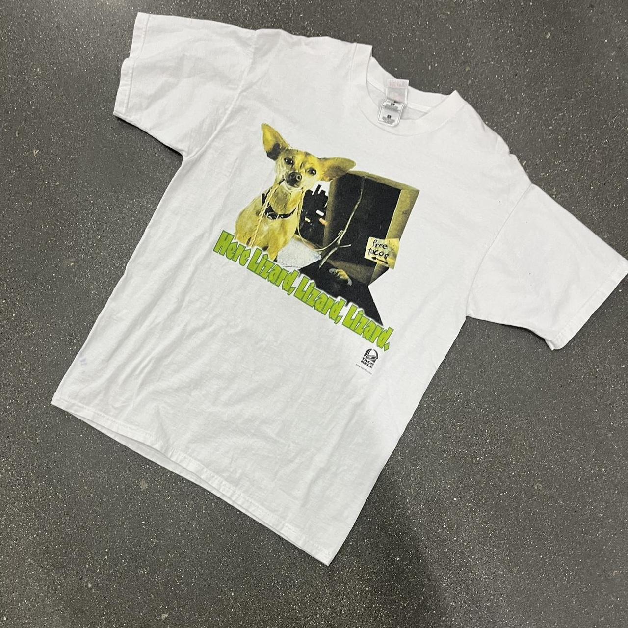1998 Taco Bell “Here Lizard,Lizard,Lizard” T-shirt... | Depop