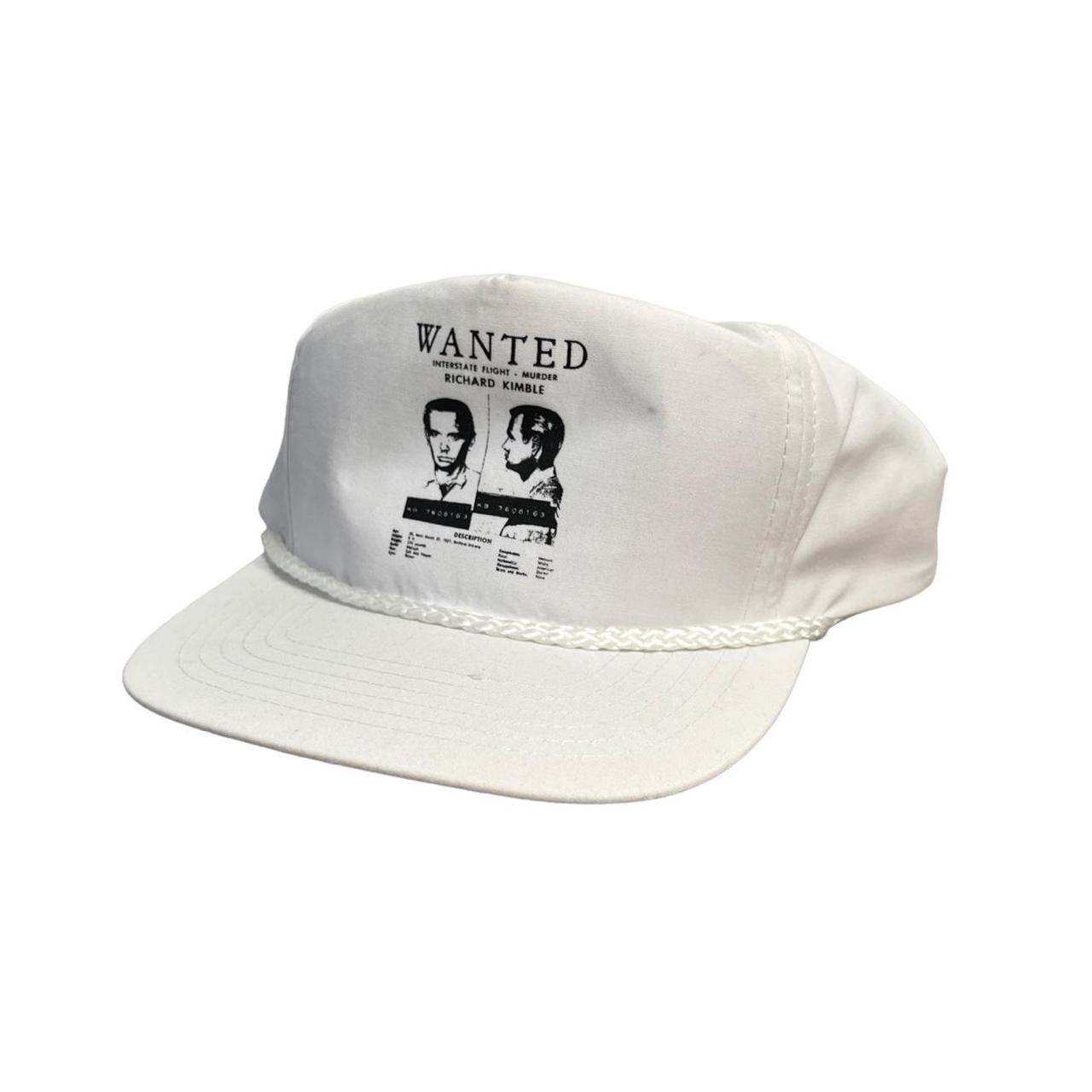 The Fugitive Richard Kimble Vintage 90s Snapback... - Depop