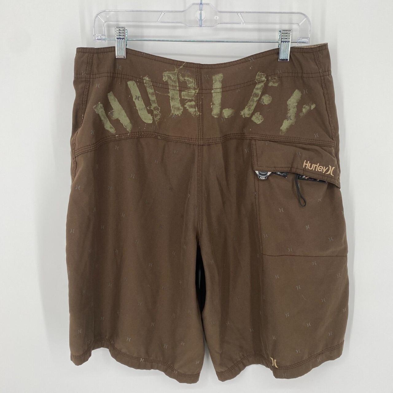 Hurley board shorts mens 34 brown swim beach summer... - Depop
