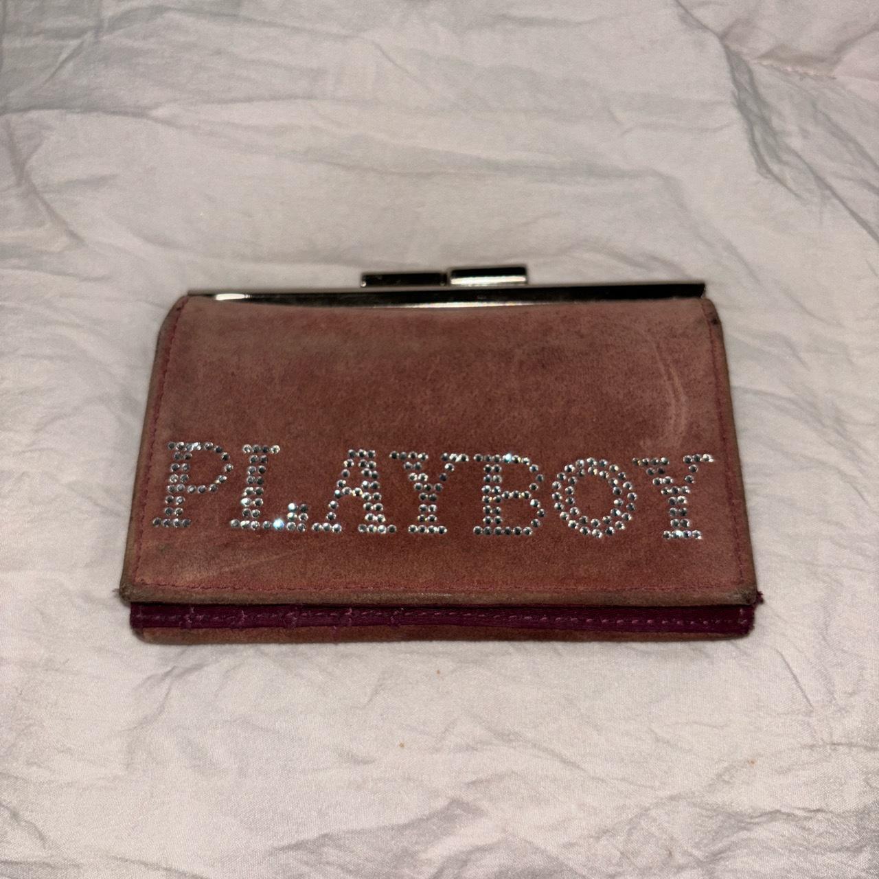 Adorable vintage y2k blinged out playboy wallet with... - Depop