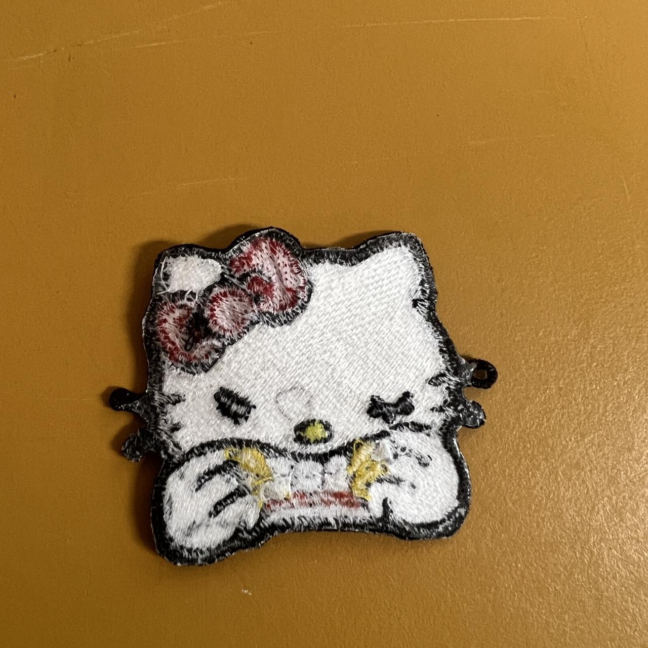 Hello kitty iron on patch #hello kitty #patch - Depop