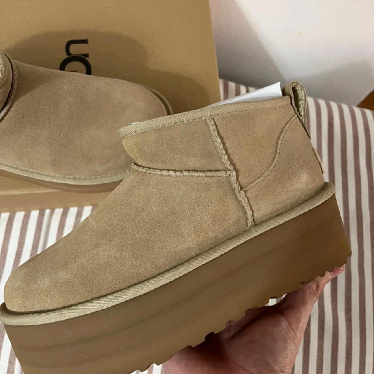 Ugg classic ultra mini platform sand Ugg classic... - Depop
