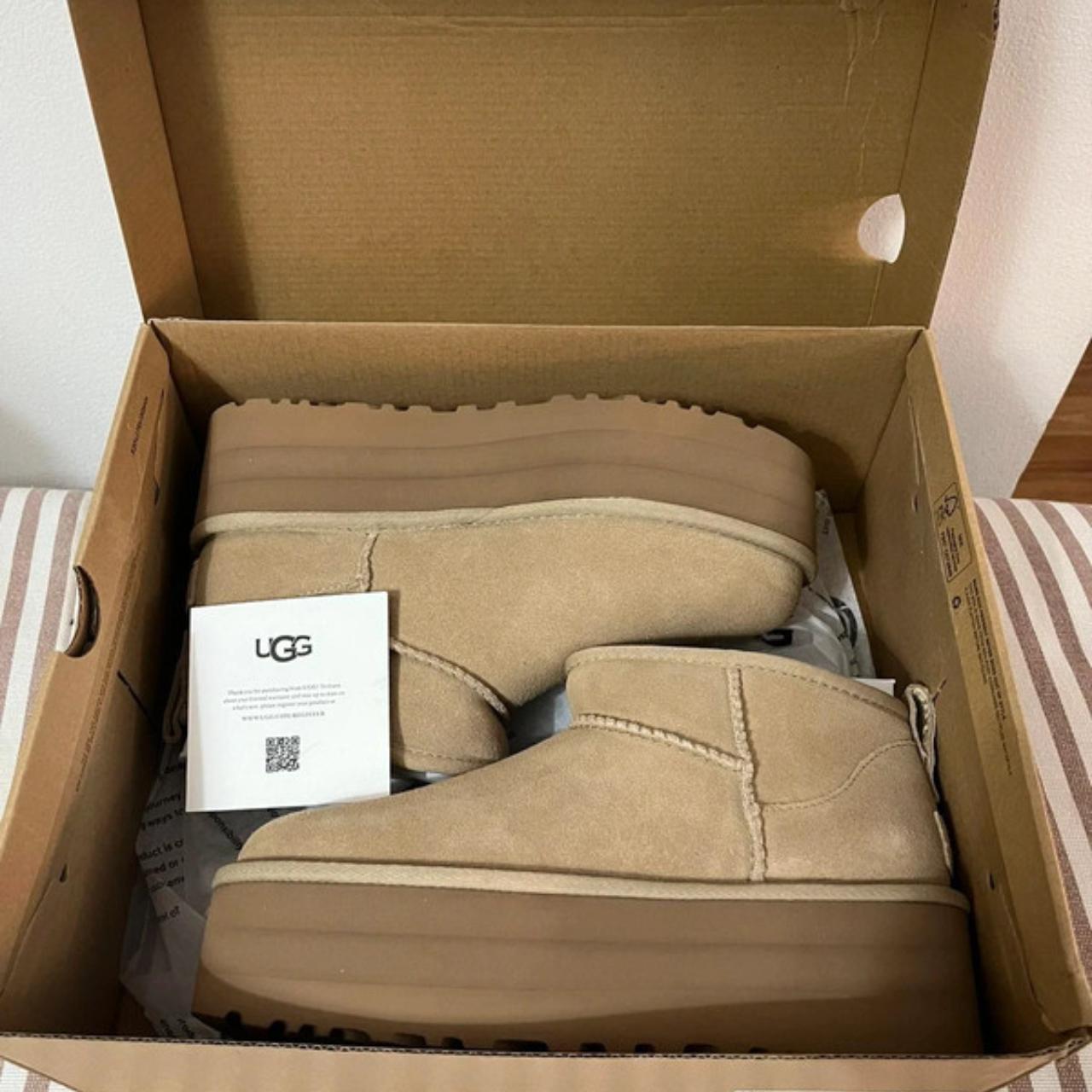 Ugg classic ultra mini platform sand Ugg classic... - Depop