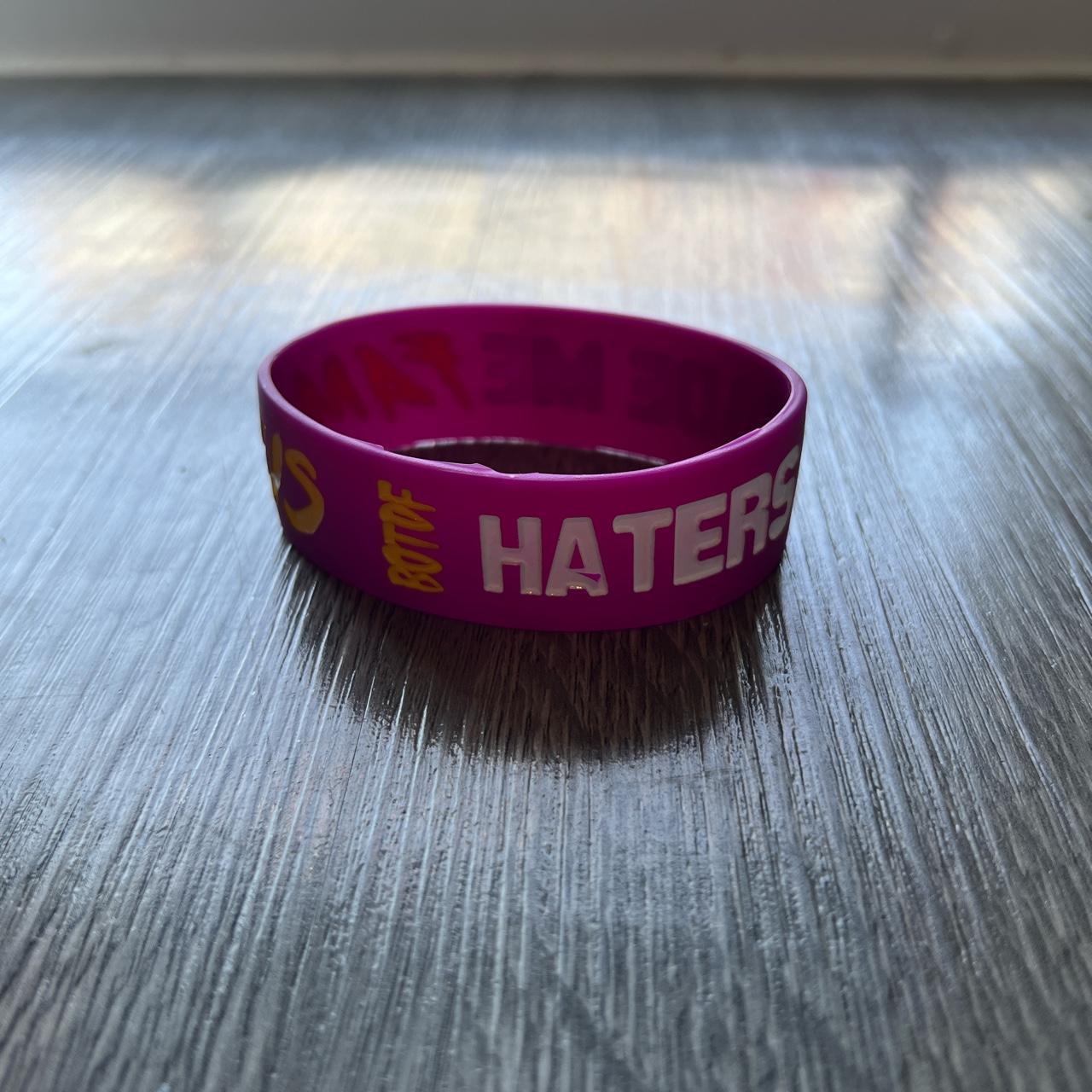 Botdf haters made me famous bracelet - Depop