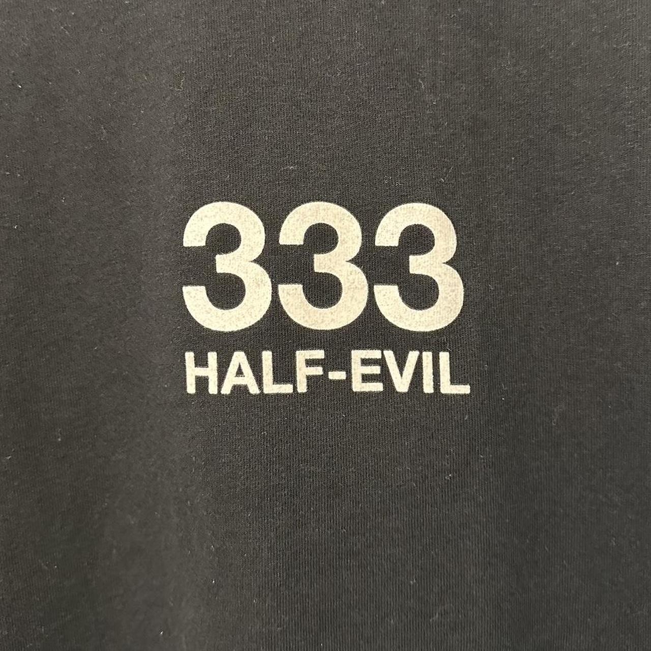 Authentic Half-Evil UV Light Reactive T-shirt. Sick... - Depop