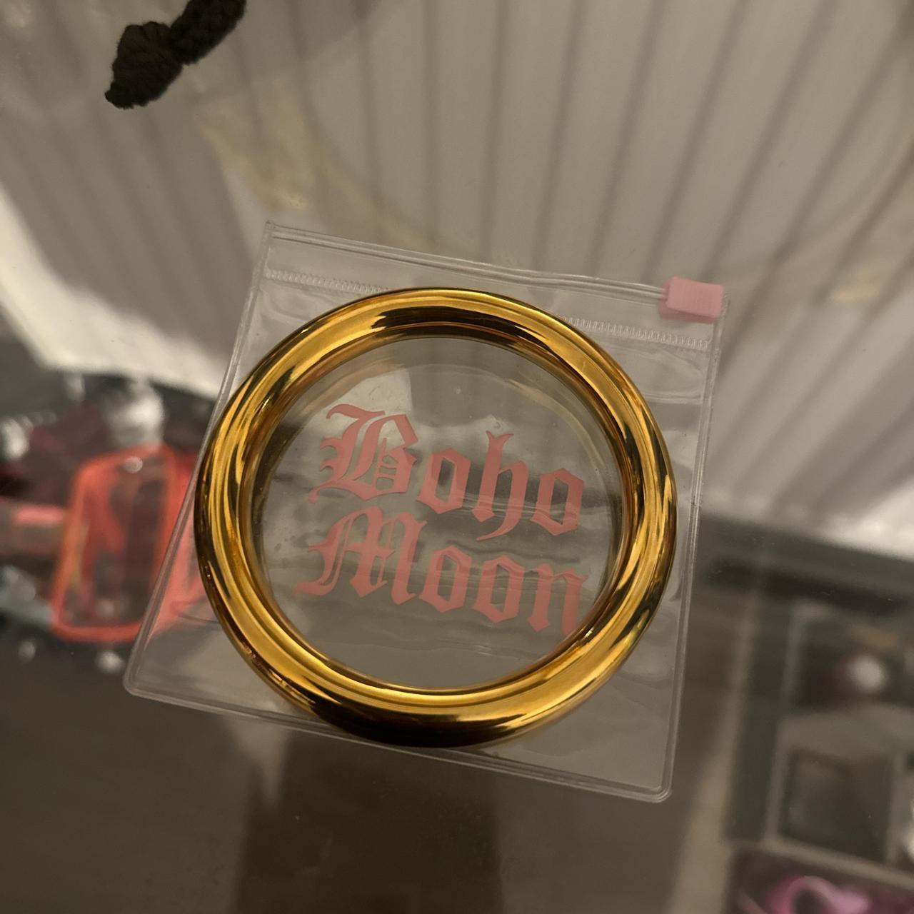 Bohomoon Chunky Waterproof Tarnish-free Gold Bangle - Depop