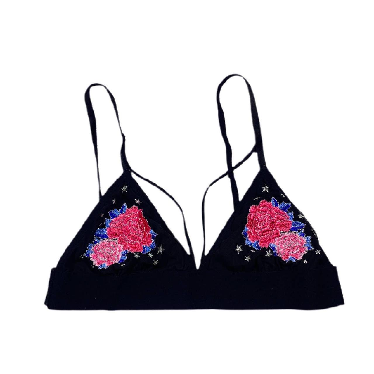 VS PINK Festival Bralette Good, pre-owned condition... - Depop
