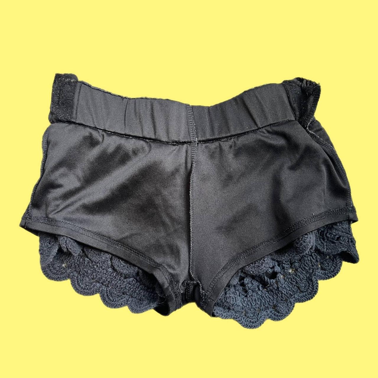 Surf Gypsy Women's Black and Grey Shorts | Depop