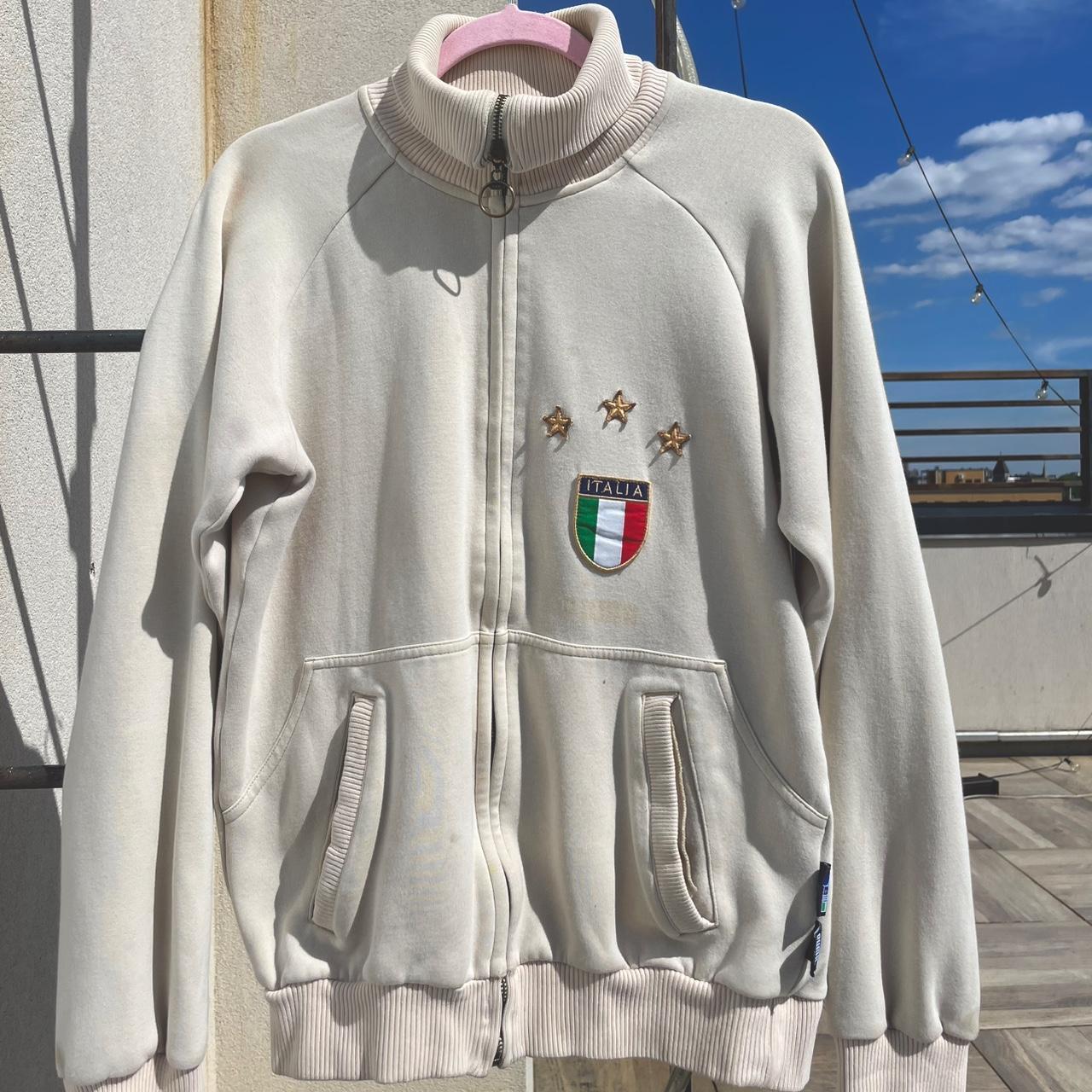 PUMA vintage Italian tracksuit jacket with... | Depop