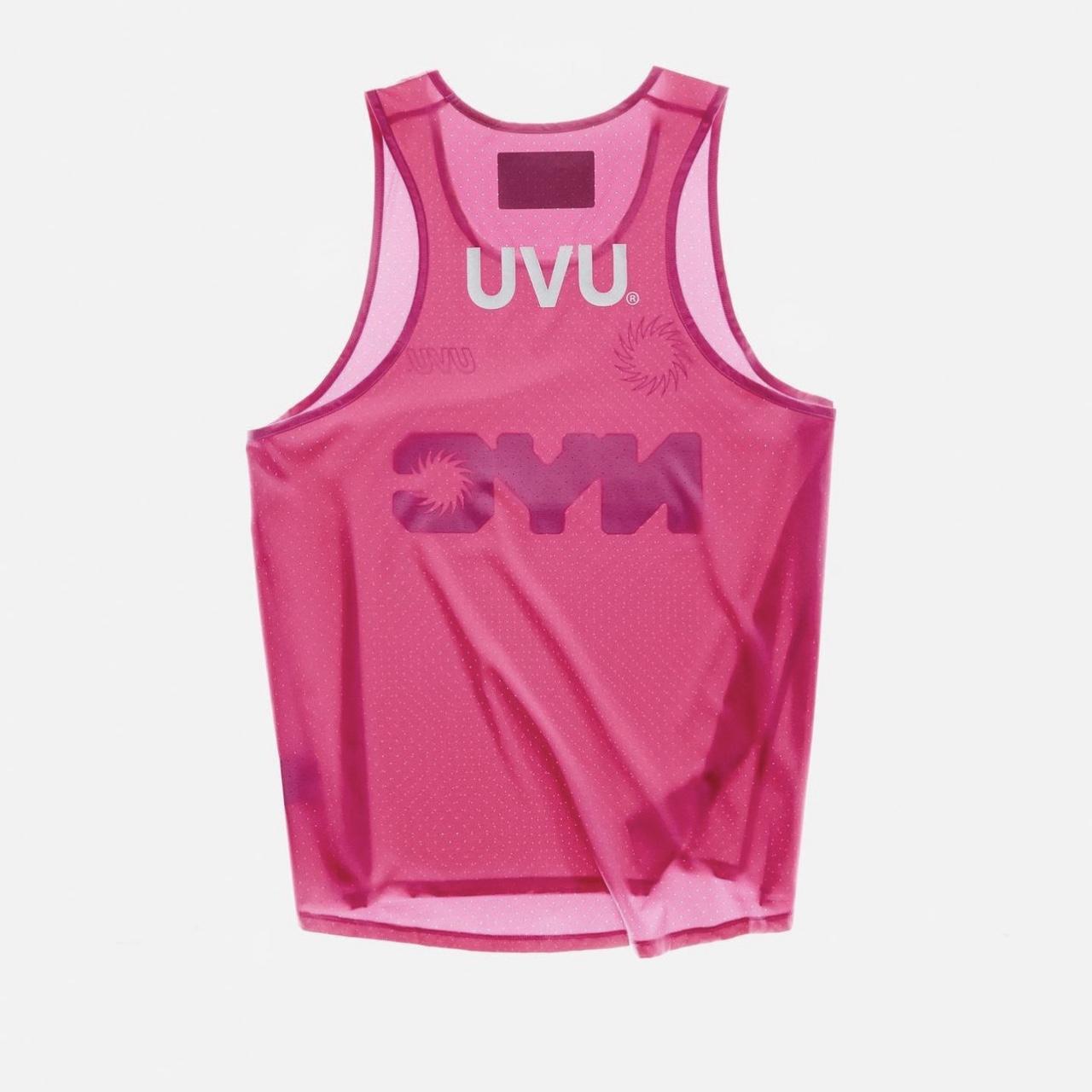 UVU New York Racing Vest Pink Large Brand New... - Depop