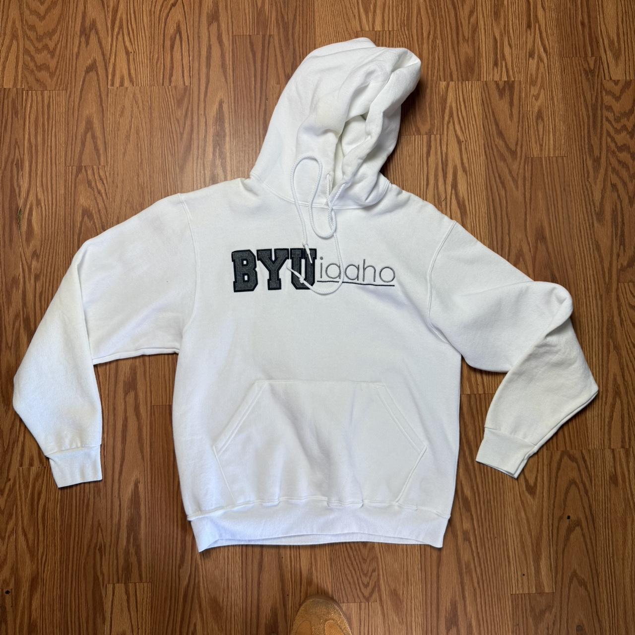 Vintage 2000 made in USA / byu Idaho hoodie / men’s... | Depop