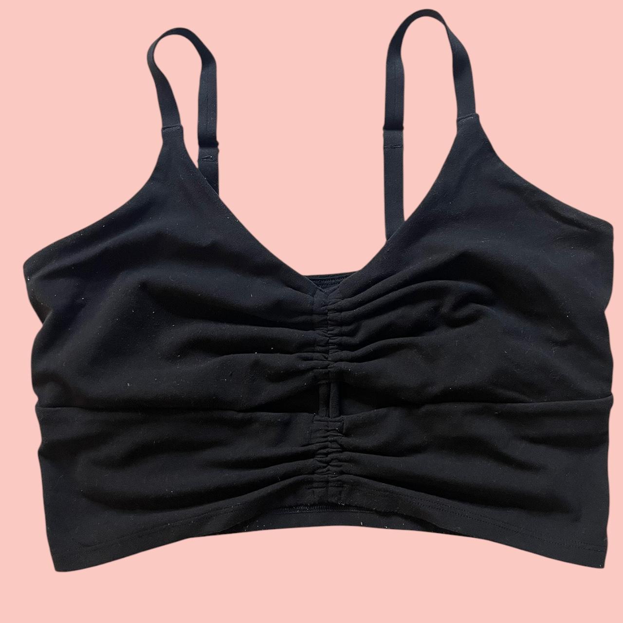 Athleta Elation Cinch Longline Sports Bra with... | Depop