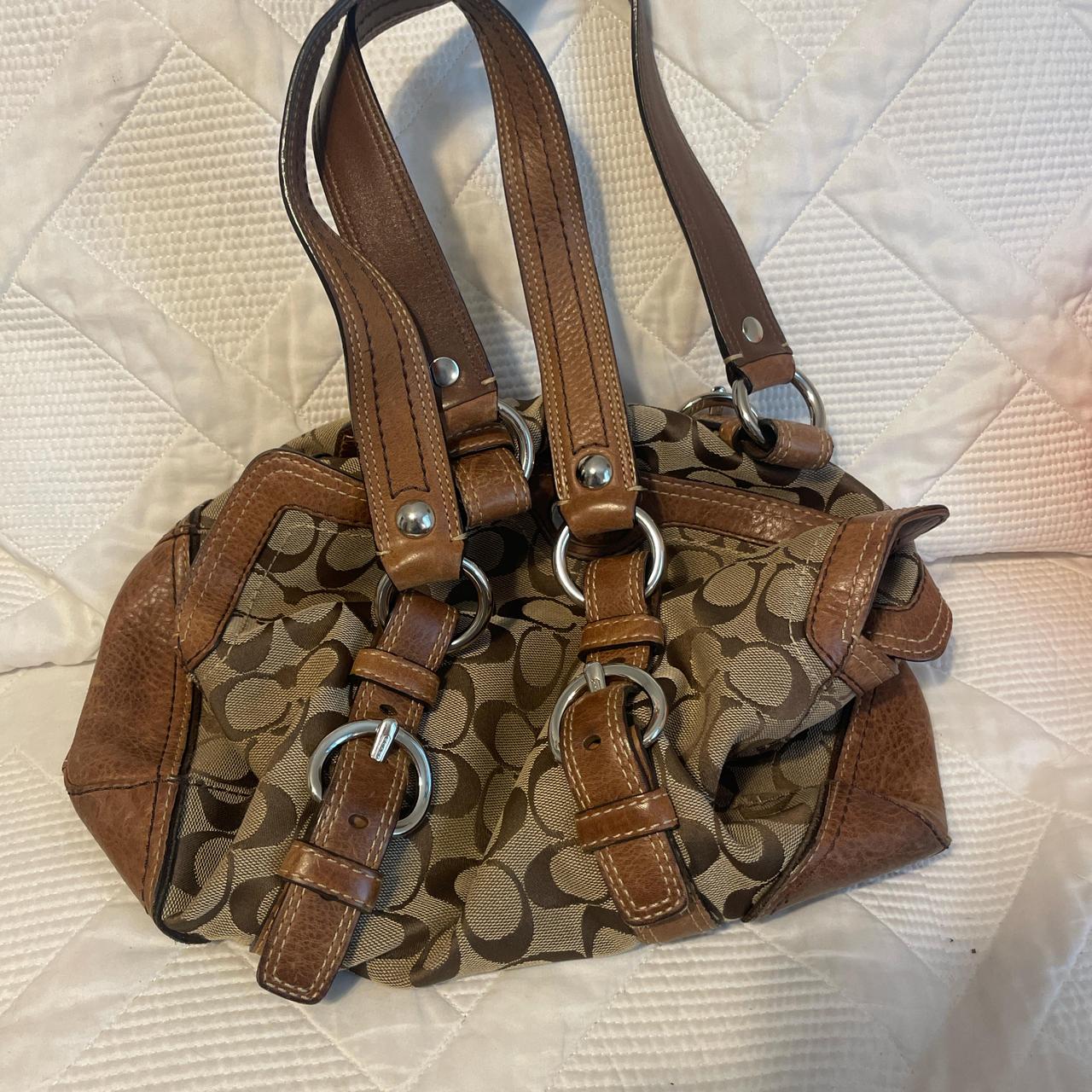 Brown vintage coach bag Real - Depop