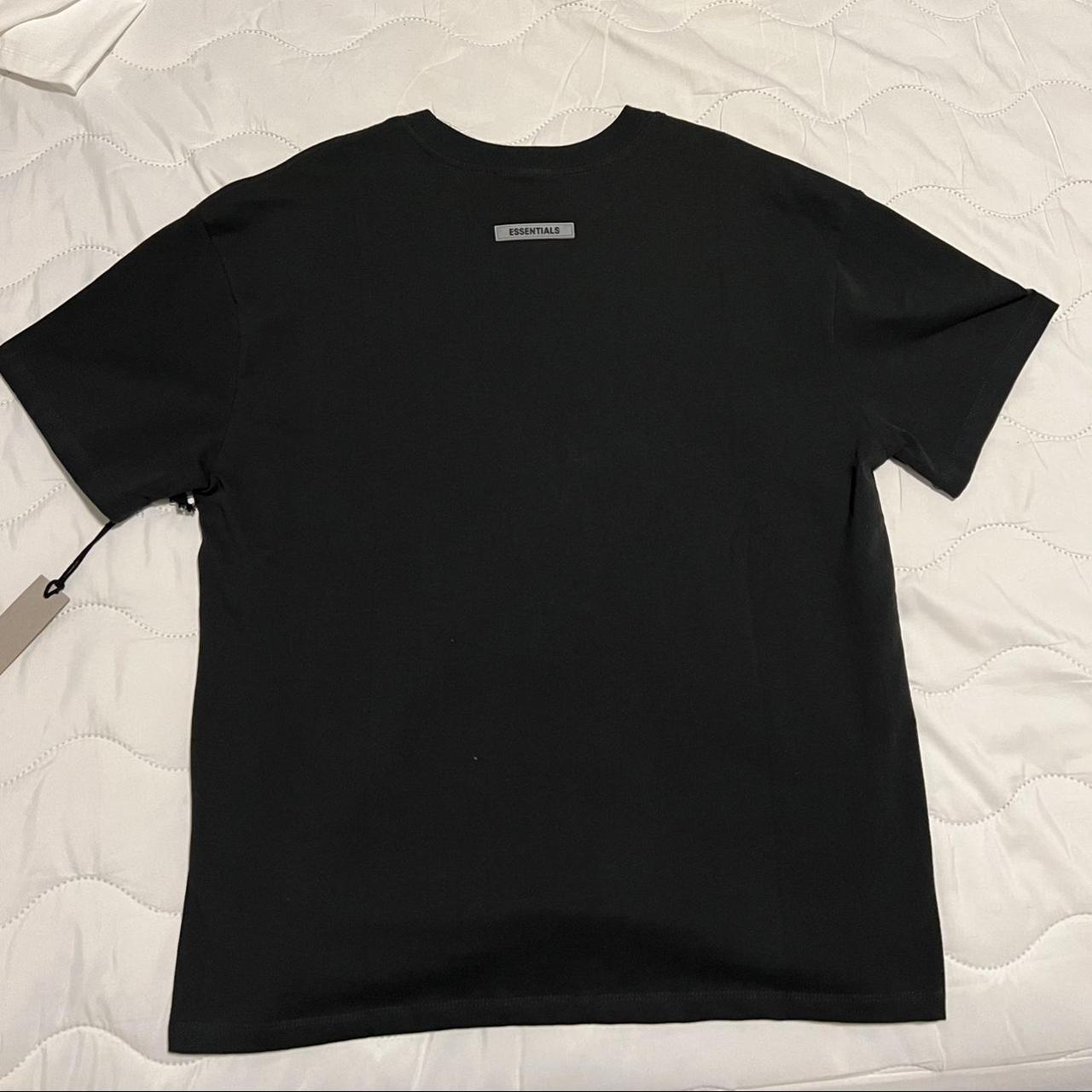 Essentials Men's Black T-shirt | Depop