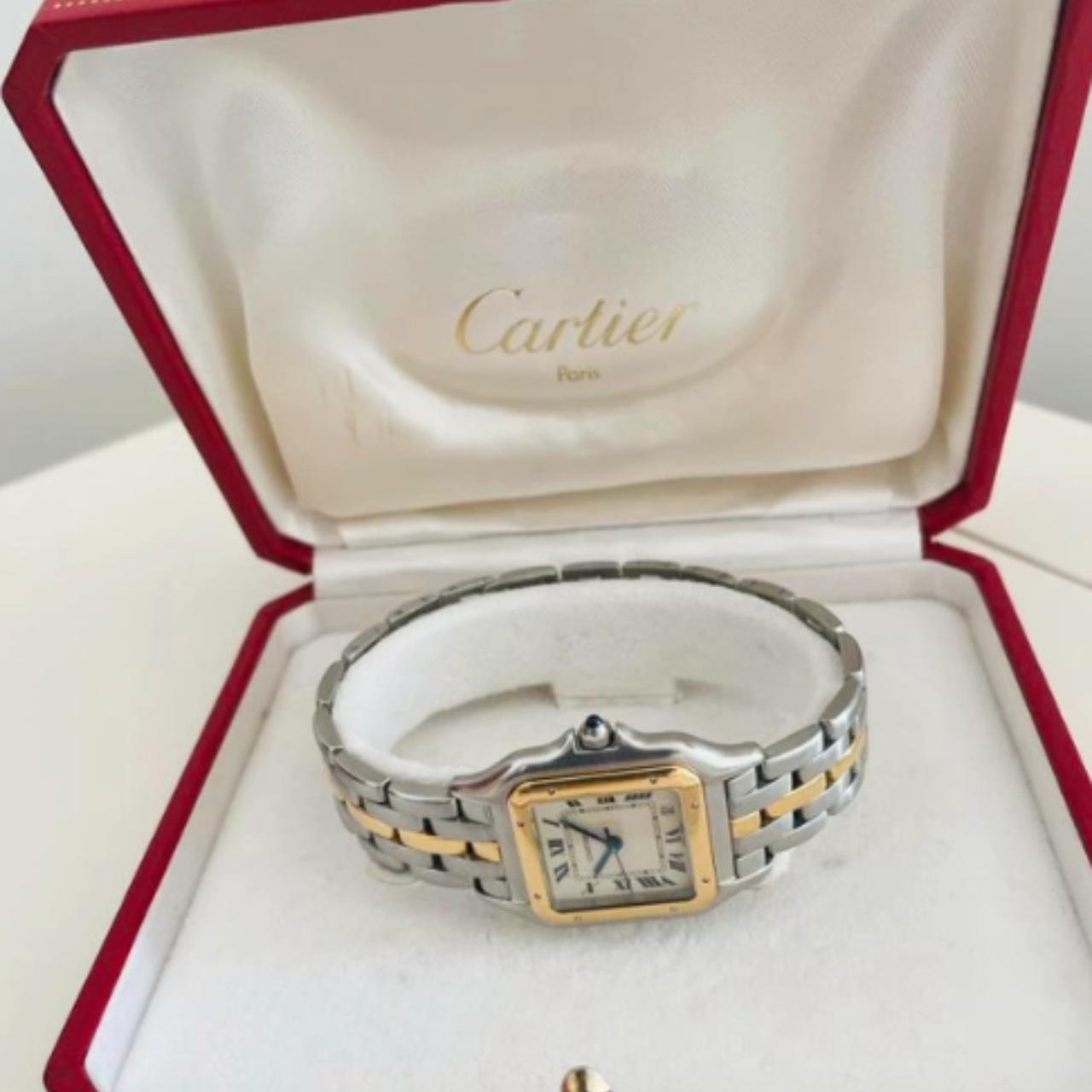 Cartier Panther medium model full set watch under... - Depop
