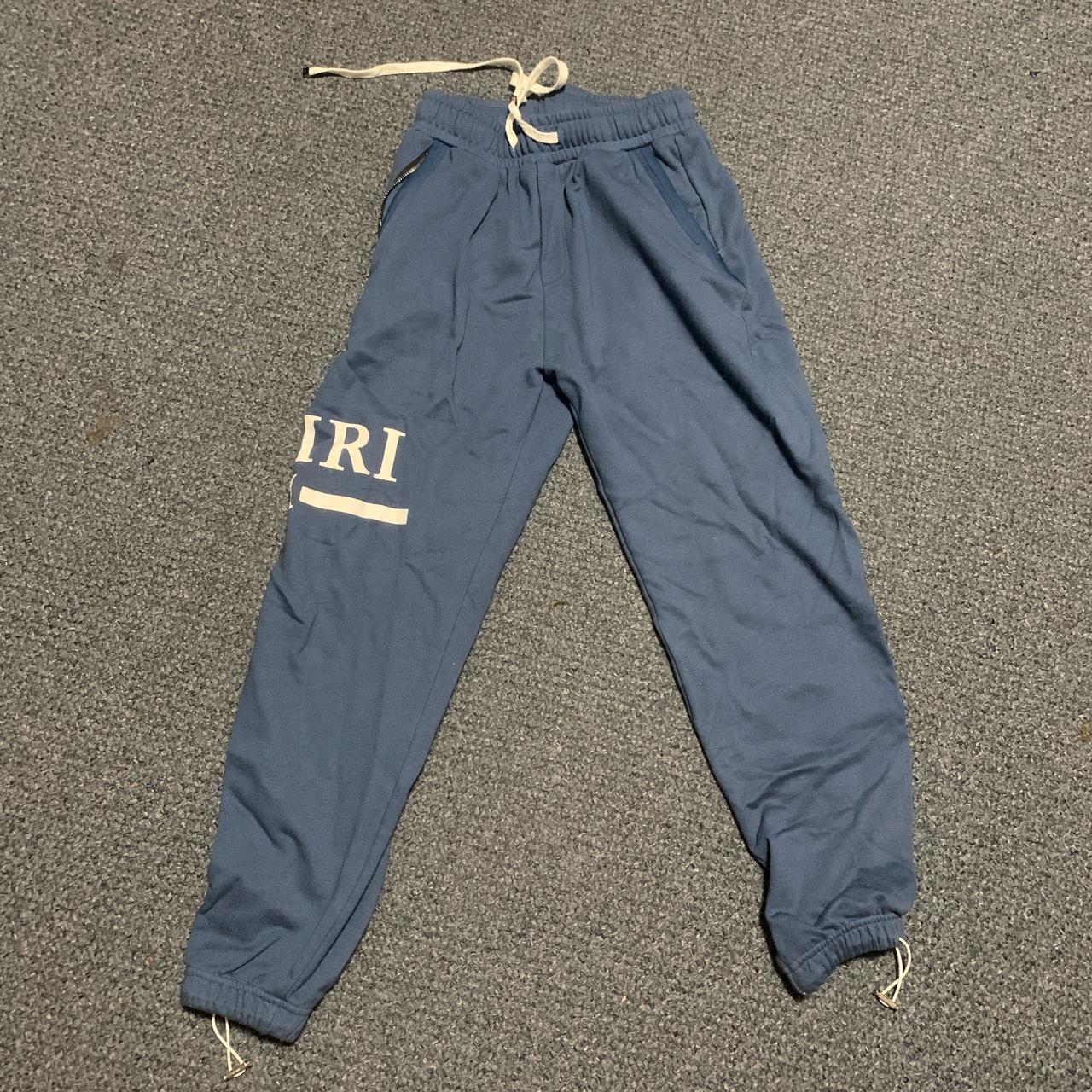 Amiri Tracksuit Navy Blue RARE whole set goes for... - Depop