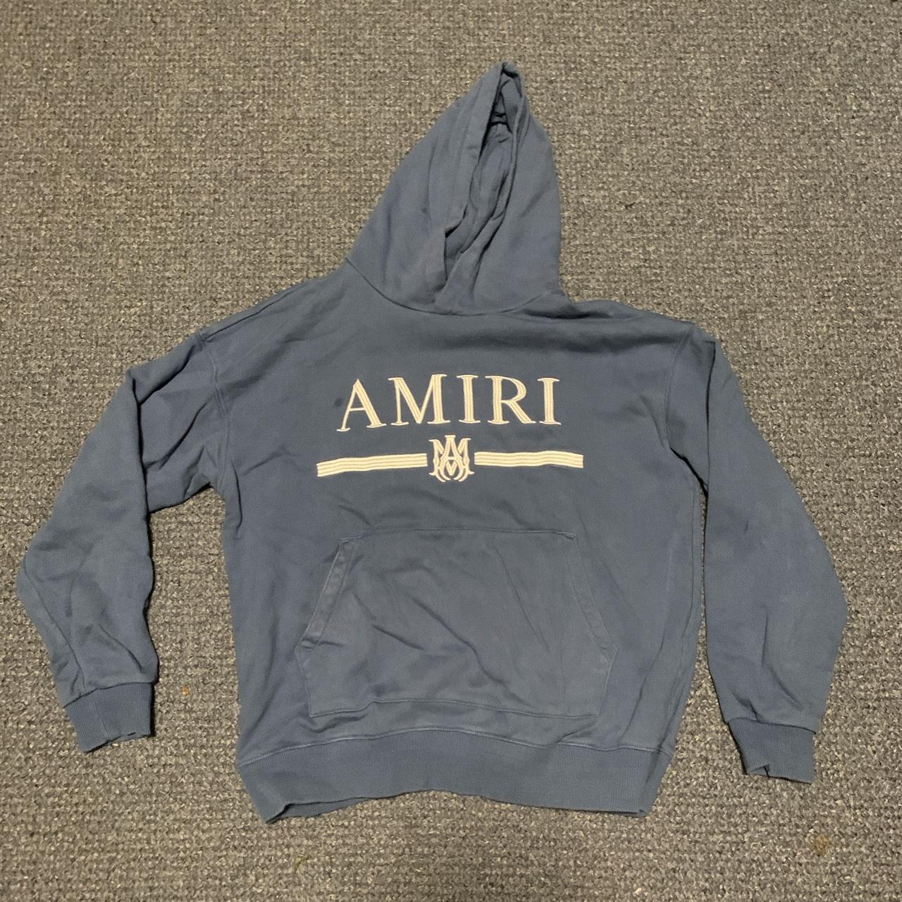 Amiri Tracksuit Navy Blue RARE whole set goes for... - Depop