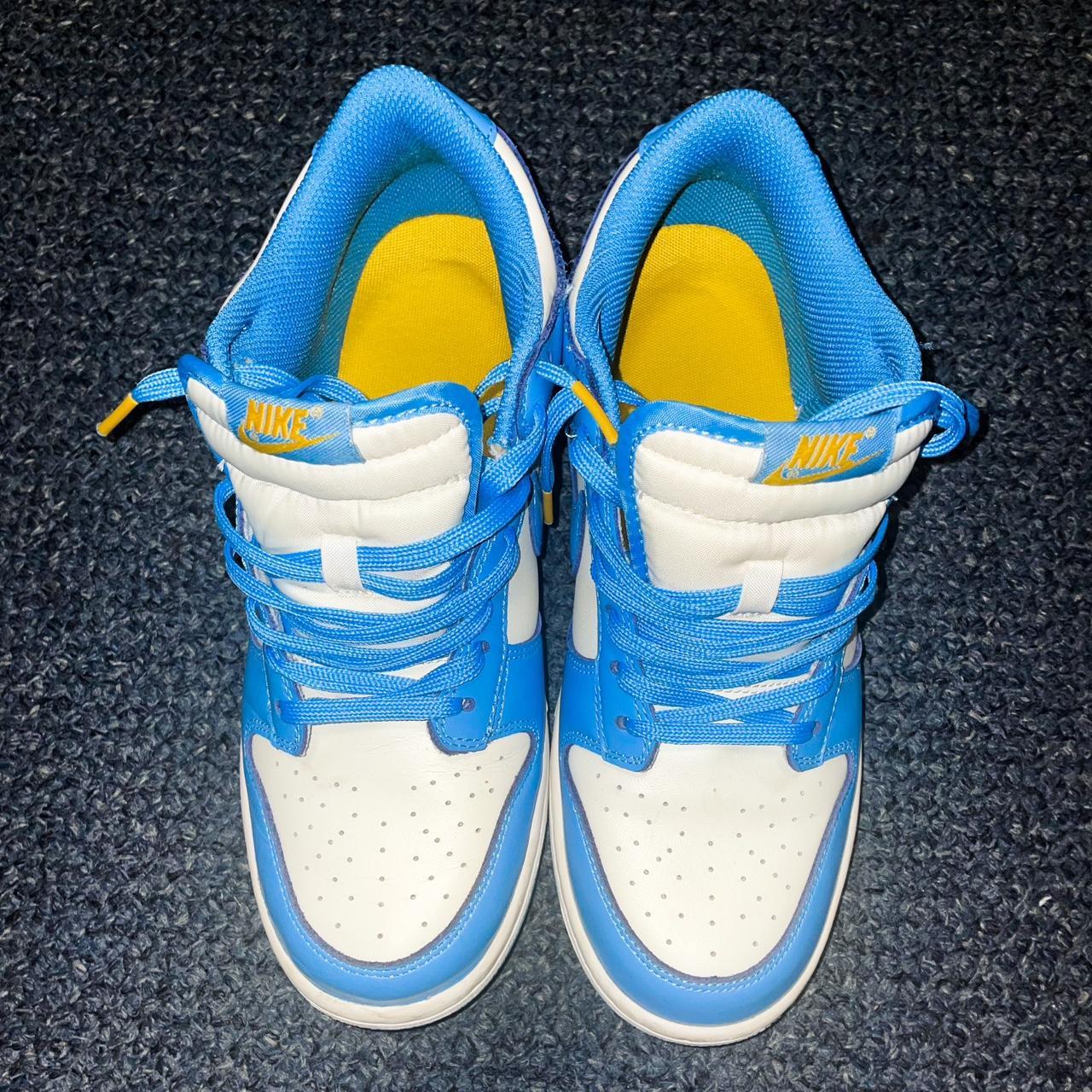 nike dunk low coast (gold unc blue) women’s U.S.... - Depop