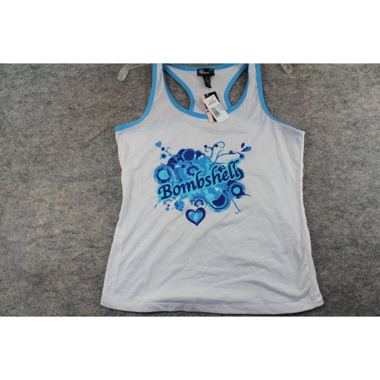 Esleep Women's White and Blue | Depop