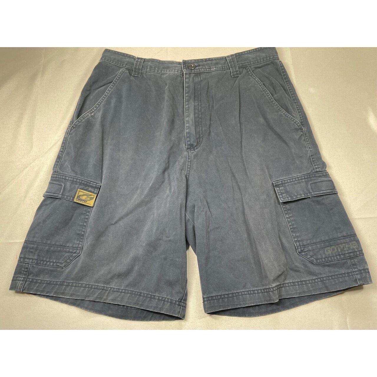 Vintage 90s Gotcha High Rise Button Shorts Size 34... - Depop