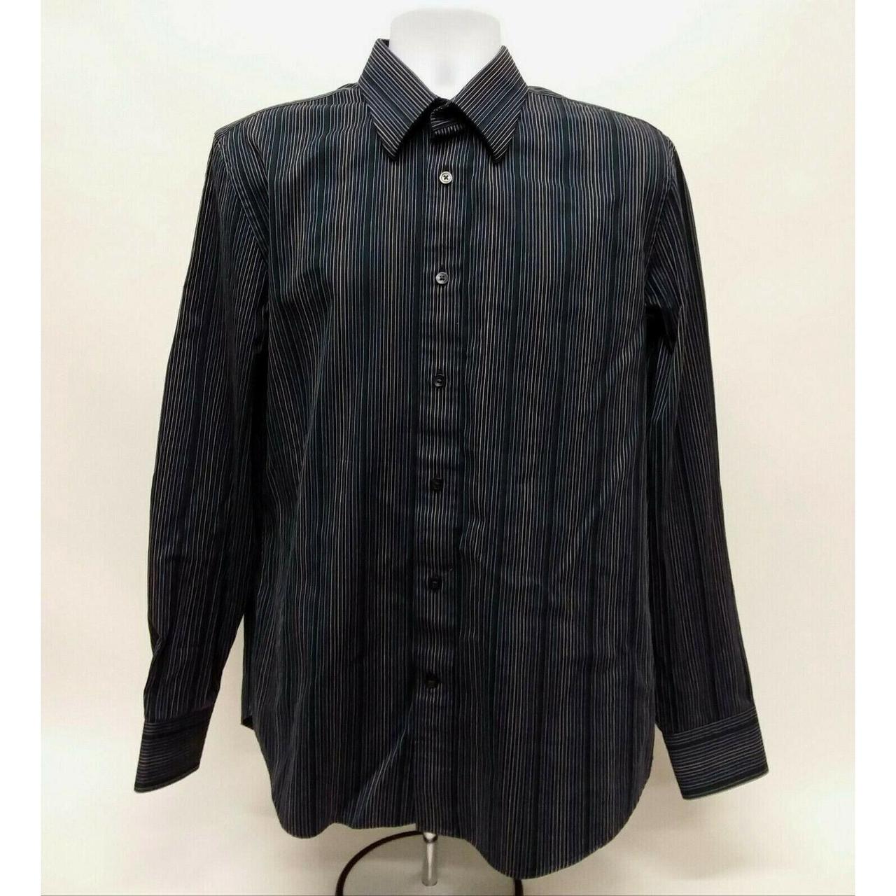 Men's Large 16-16.5 Express Modern Fit Long Sleeve... - Depop