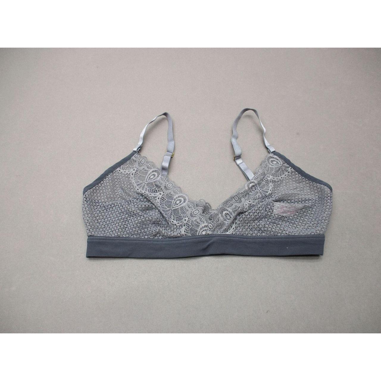 Commando Size S Women Gray Lace Wireless Unlined... - Depop