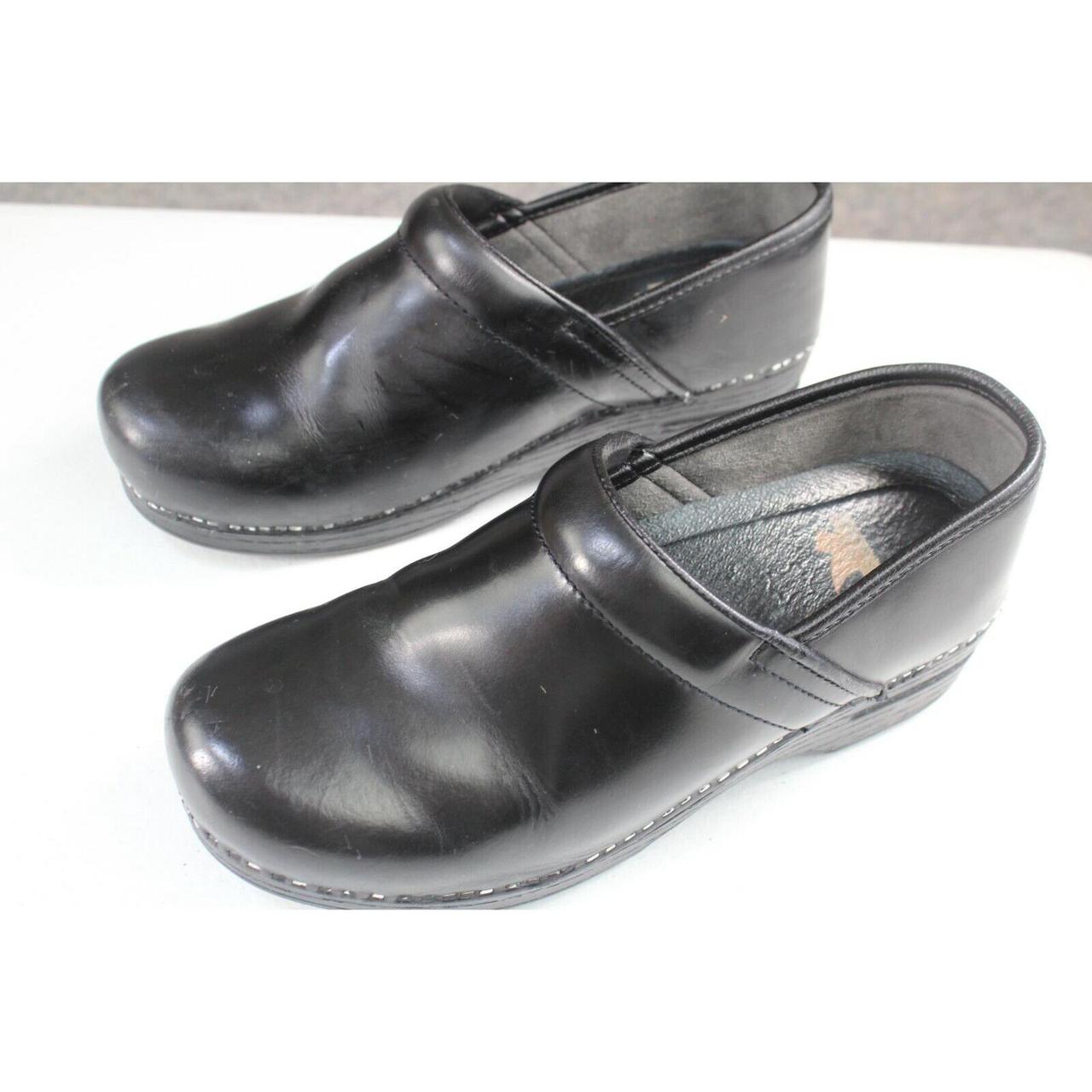 Dansko Clogs Size 41 Black Leather is now up for... - Depop