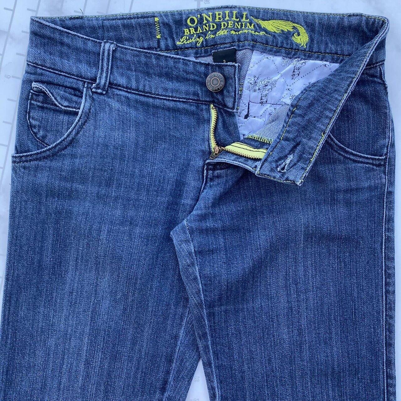 O'Neill Brand Low Rise Size 3 (30x30) Blue Bootcut... - Depop