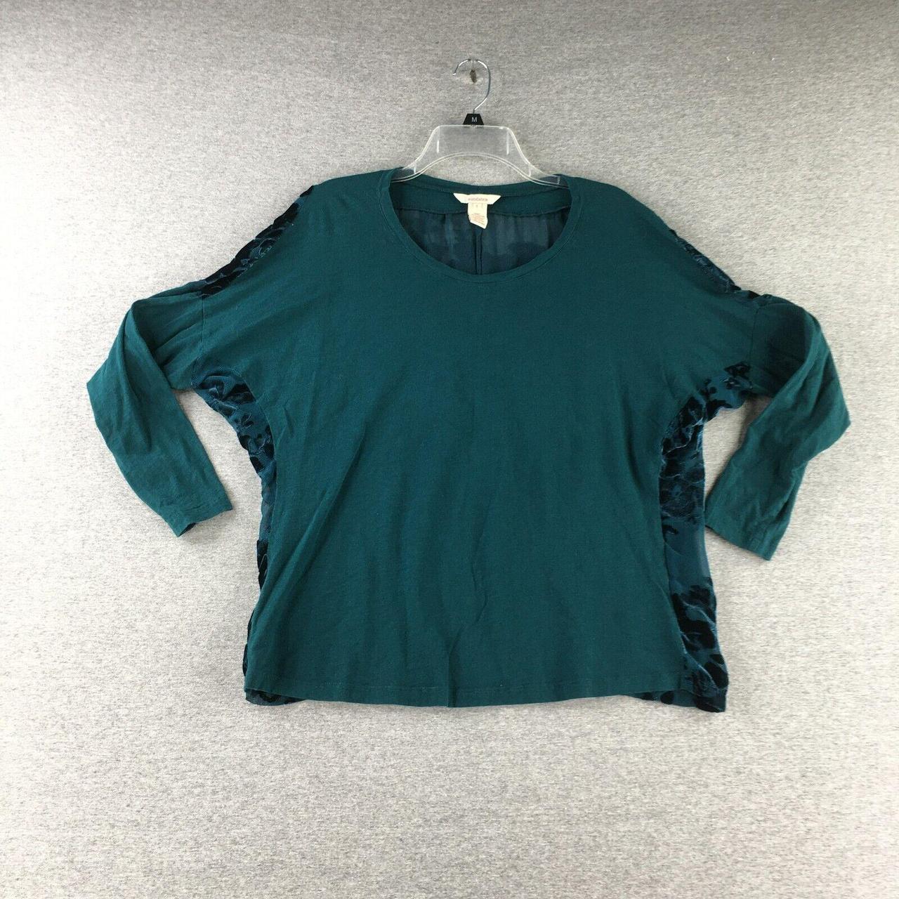 Sundance Shirt Womens Large Silk Blend Floral Dolman... - Depop