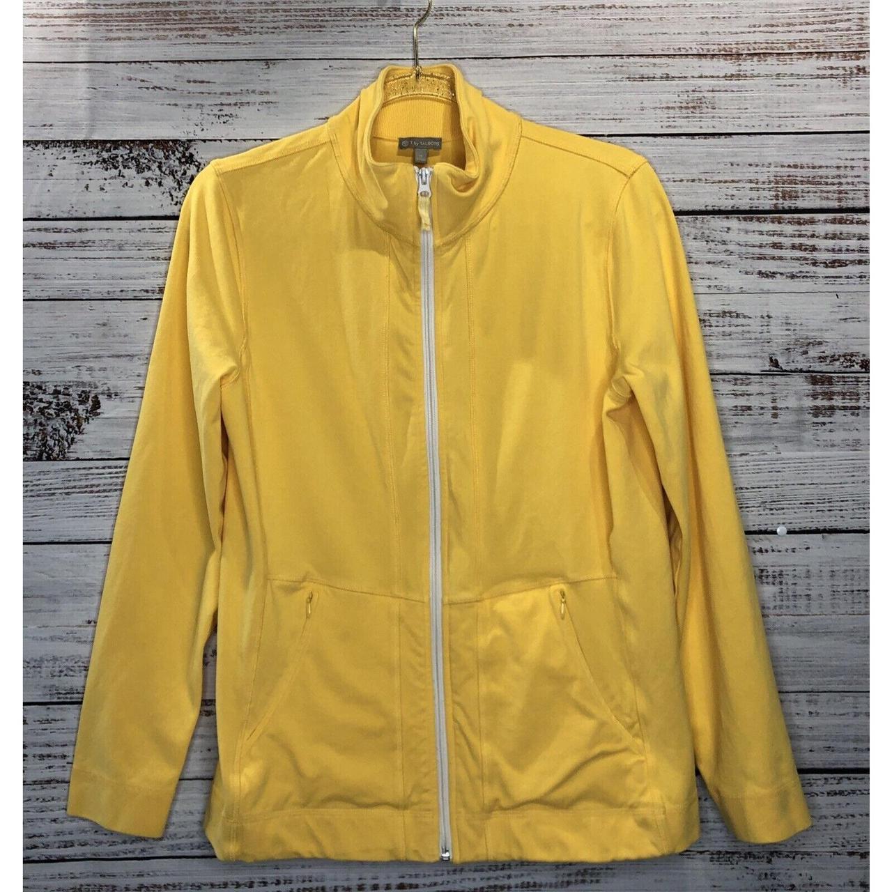 Talbots Women's Yellow Sweatshirt | Depop