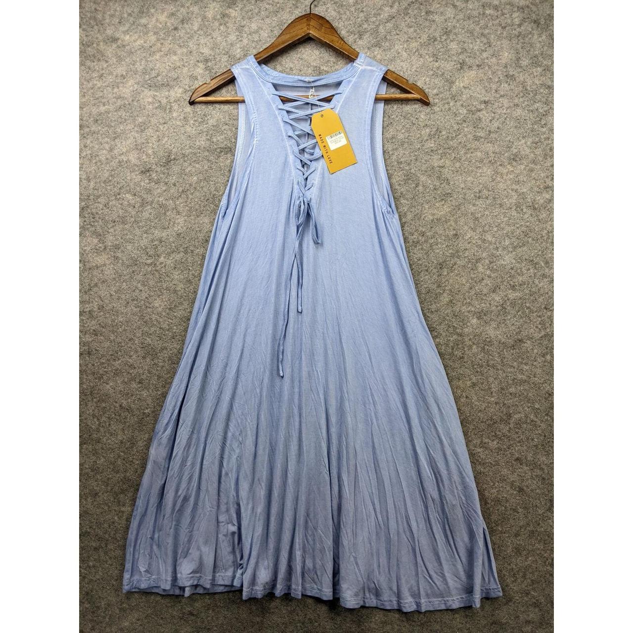 Andree by Unit Dress Womens Small Cool Blue Mary... - Depop